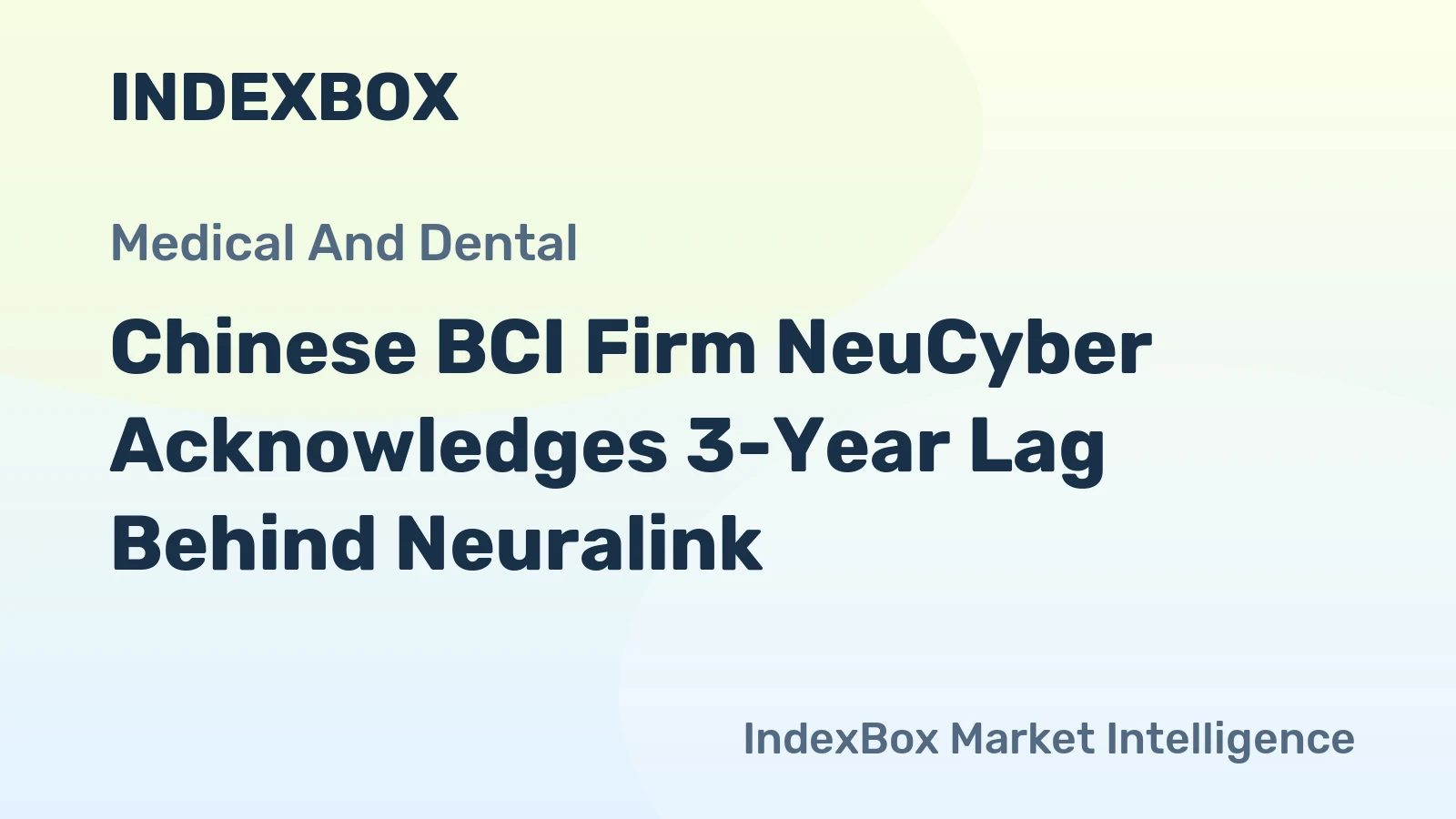 Chinese BCI Firm NeuCyber Acknowledges 3-Year Lag Behind Neuralink