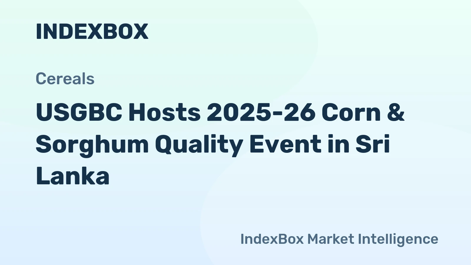 USGBC Hosts 2025-26 Corn & Sorghum Quality Event in Sri Lanka