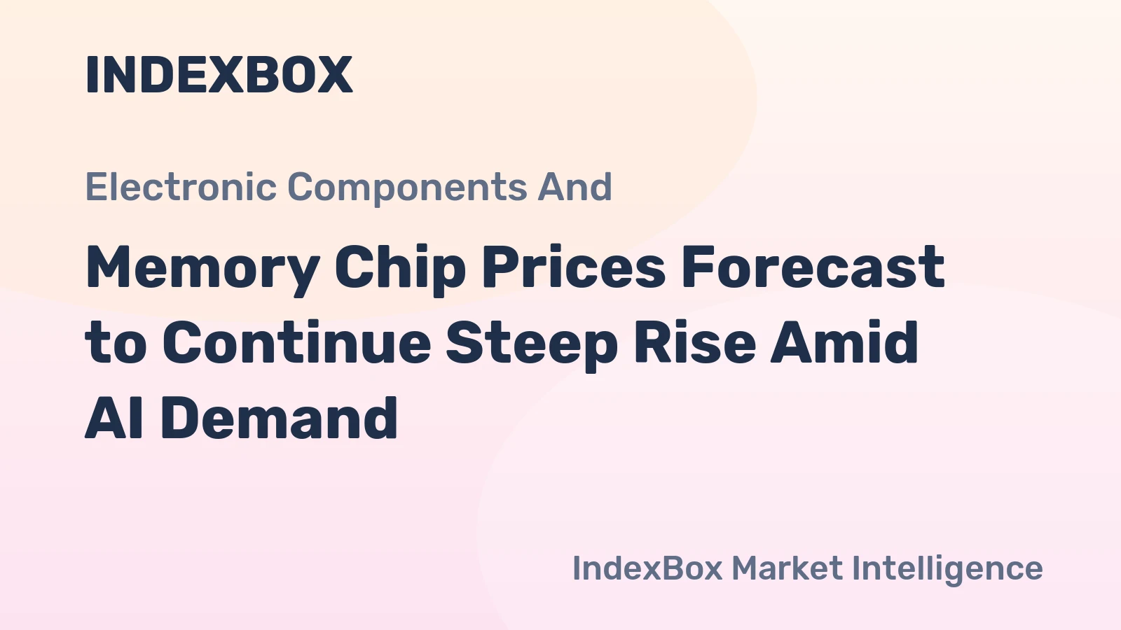 Memory Chip Prices Forecast to Continue Steep Rise Amid AI Demand