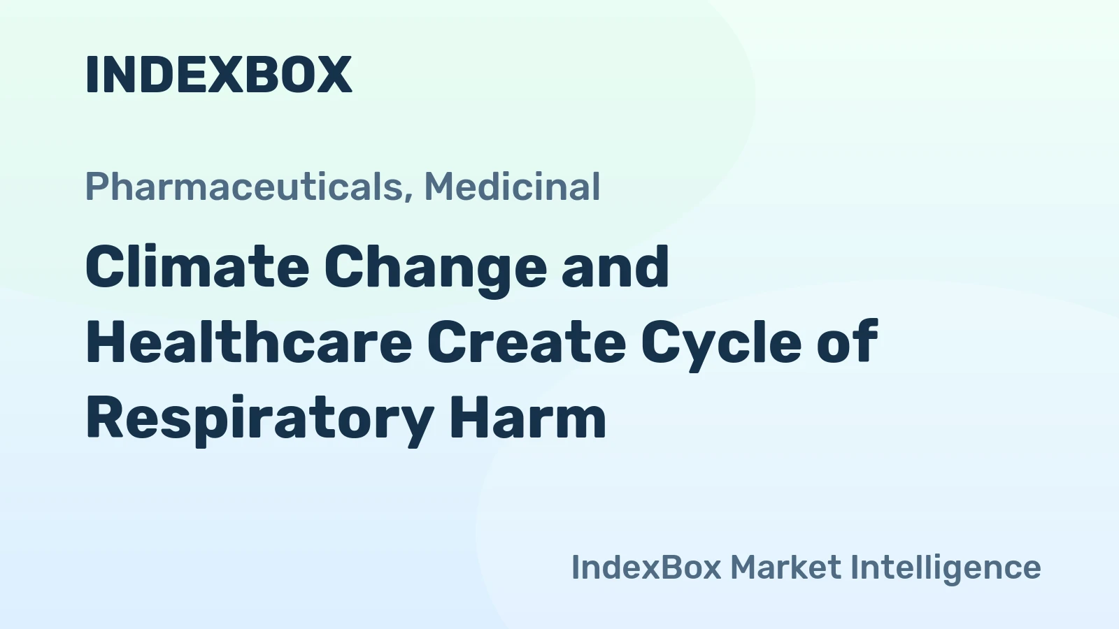 Climate Change and Healthcare Create Cycle of Respiratory Harm