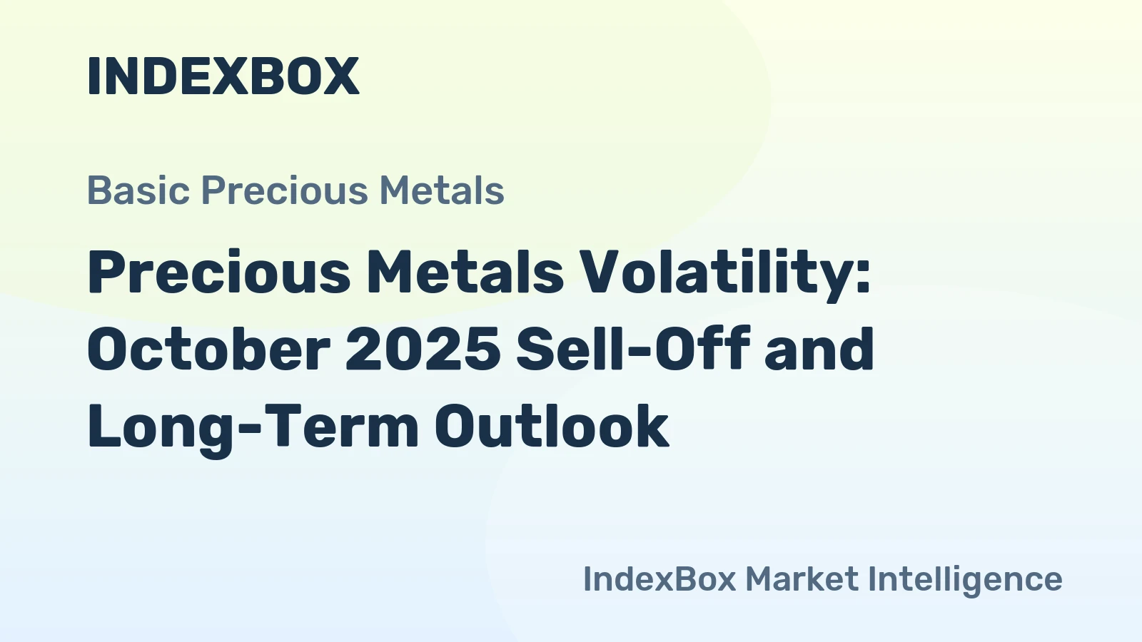 Precious Metals Volatility: October 2025 Sell-Off and Long-Term Outlook