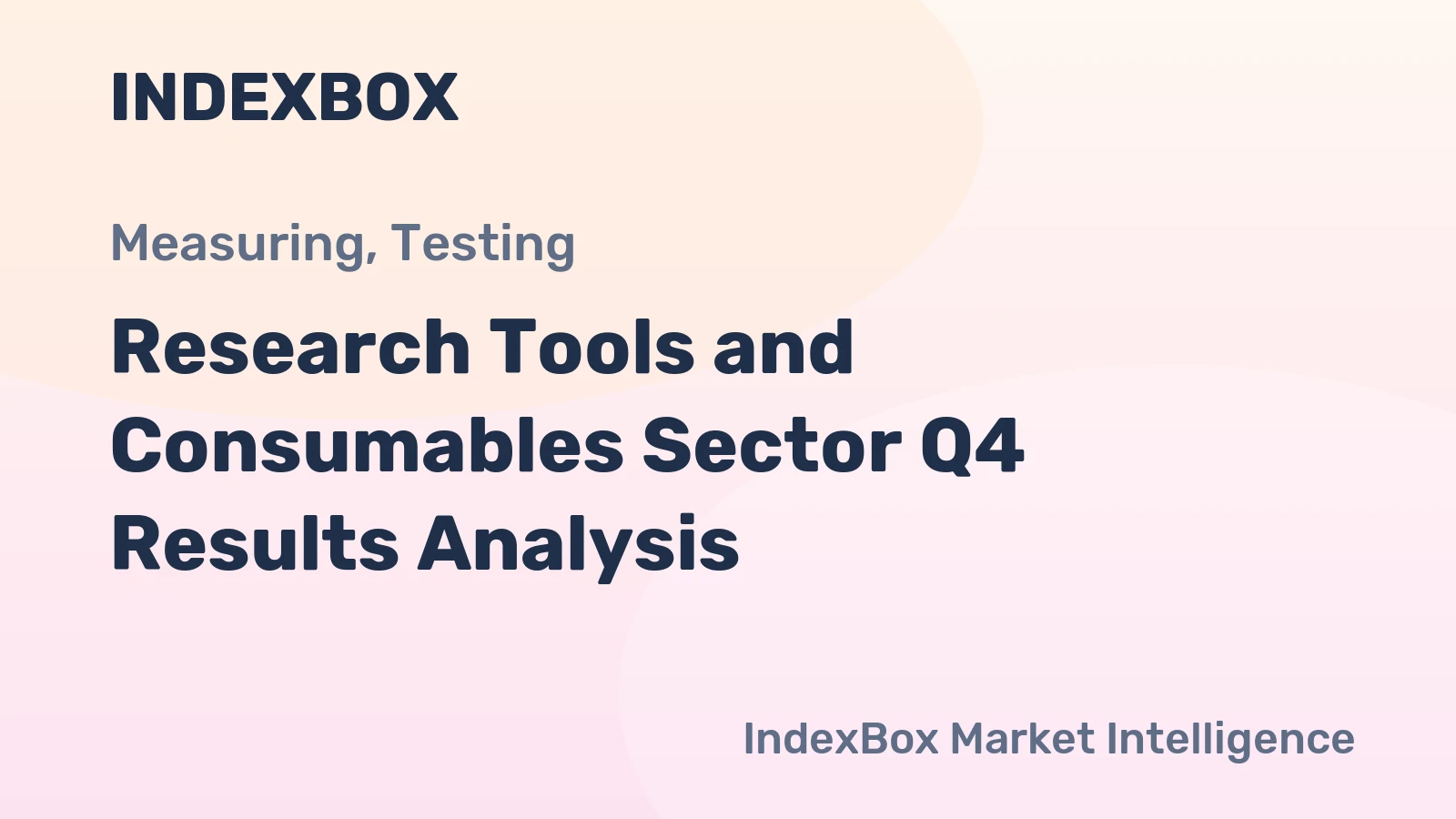 Research Tools and Consumables Sector Q4 Results Analysis