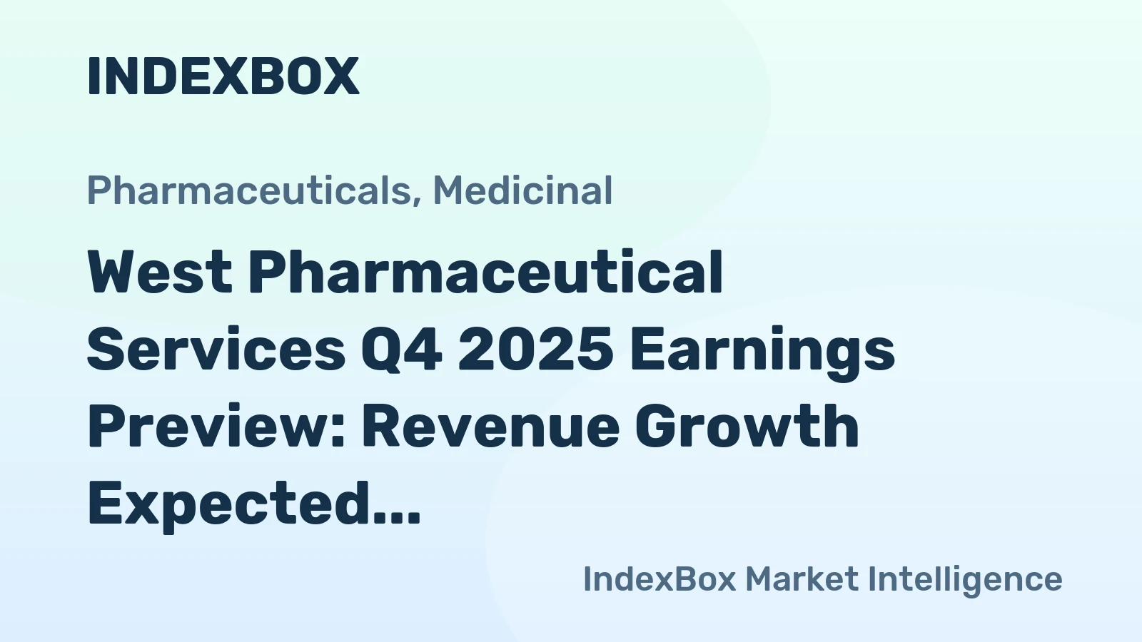 West Pharmaceutical Services Q4 2025 Earnings Preview: Revenue Growth Expected