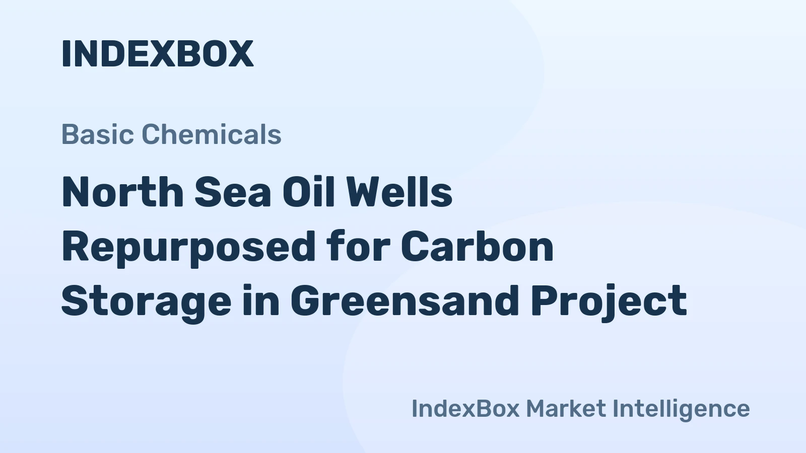 North Sea Oil Wells Repurposed for Carbon Storage in Greensand Project