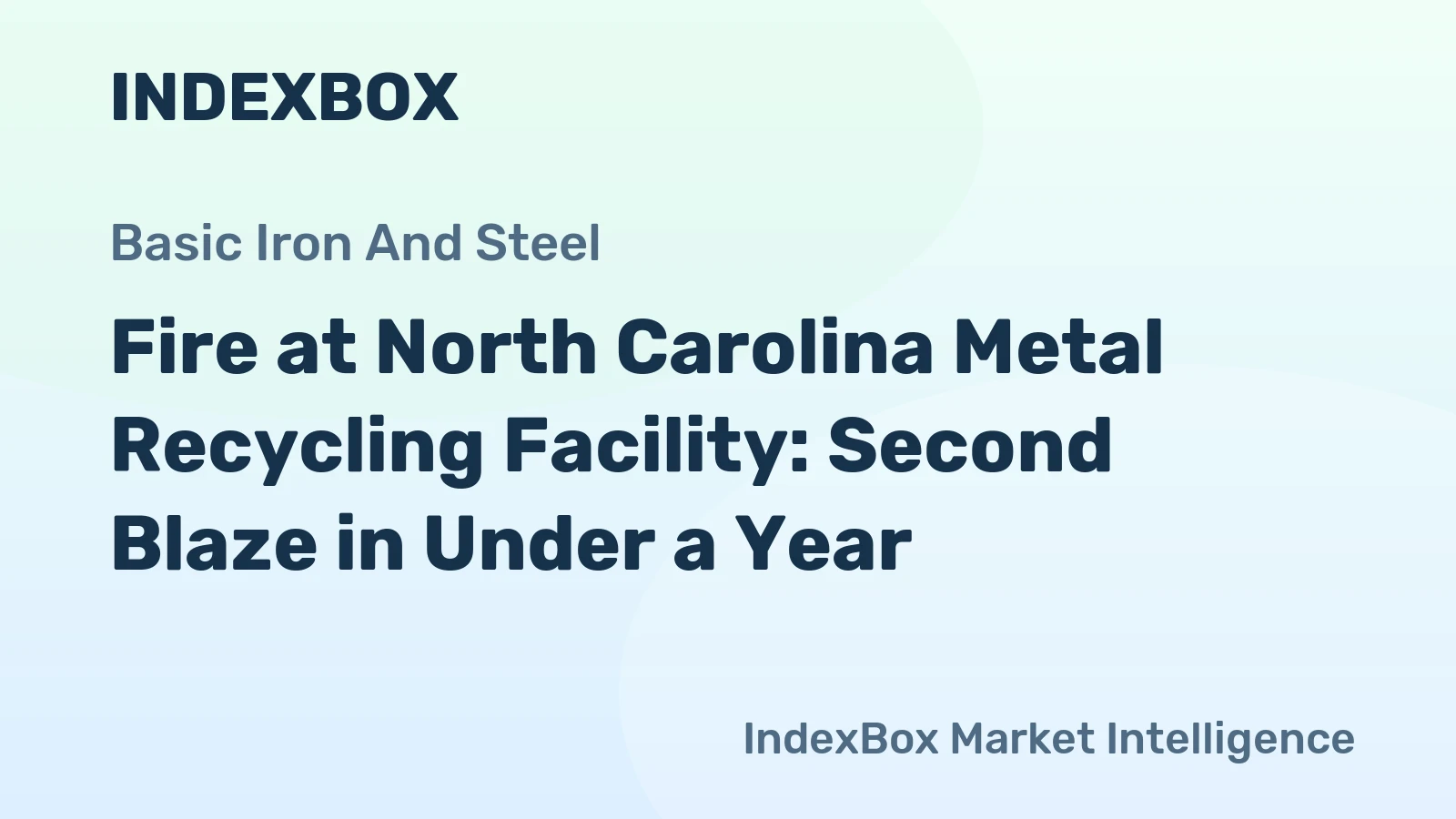 Fire at North Carolina Metal Recycling Facility: Second Blaze in Under a Year