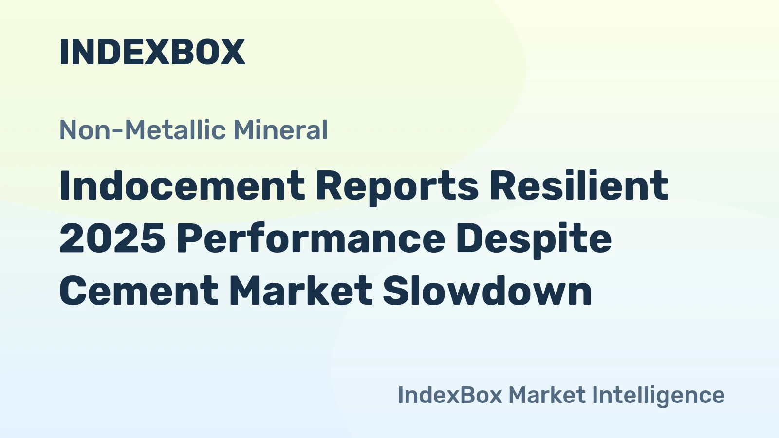 Indocement Reports Resilient 2025 Performance Despite Cement Market Slowdown