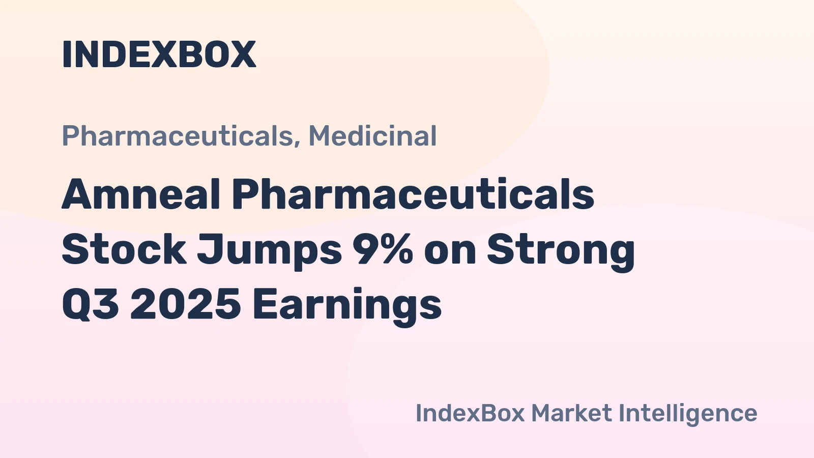 Amneal Pharmaceuticals Stock Jumps 9% on Strong Q3 2025 Earnings