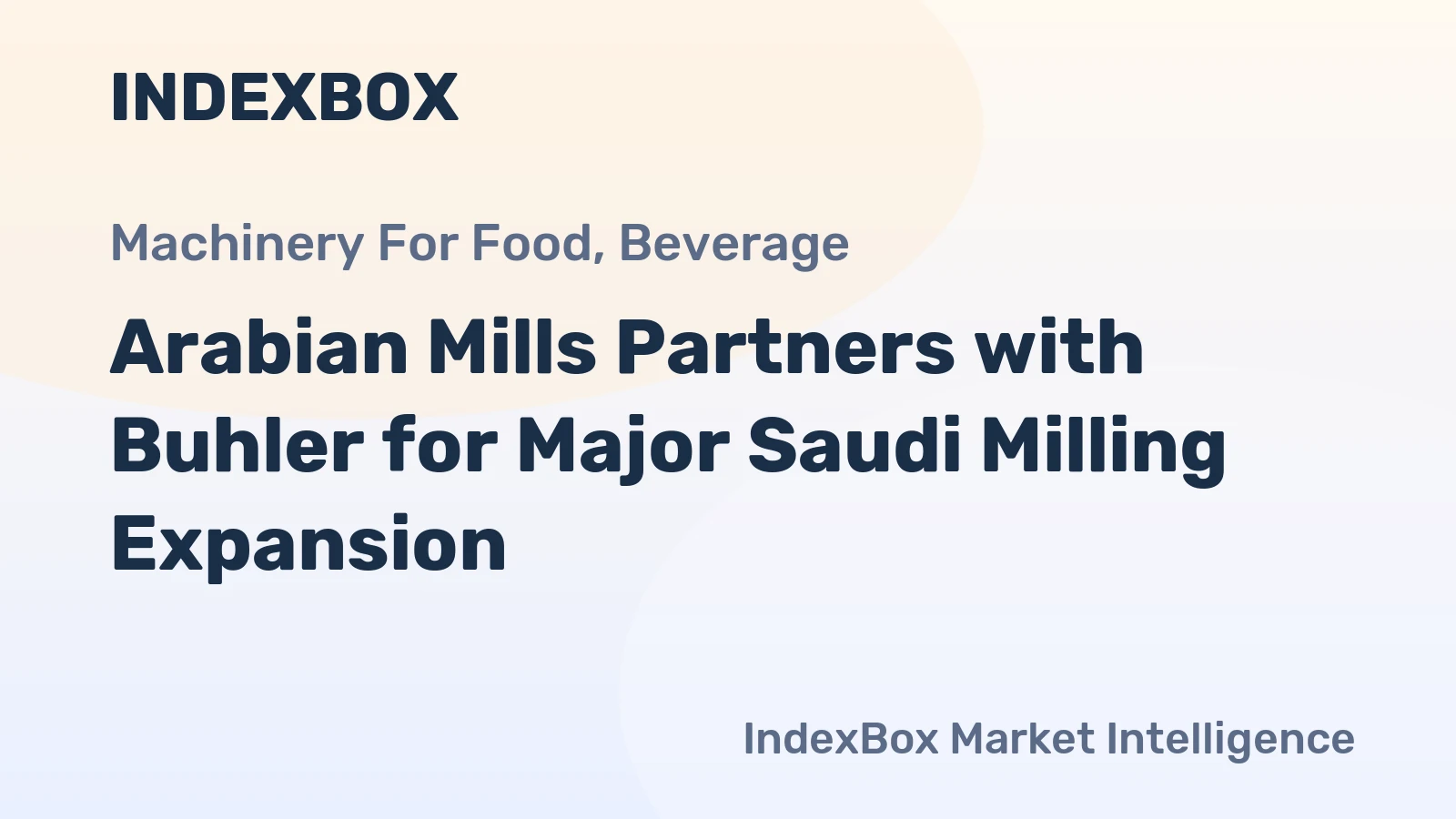 Arabian Mills Partners with Buhler for Major Saudi Milling Expansion