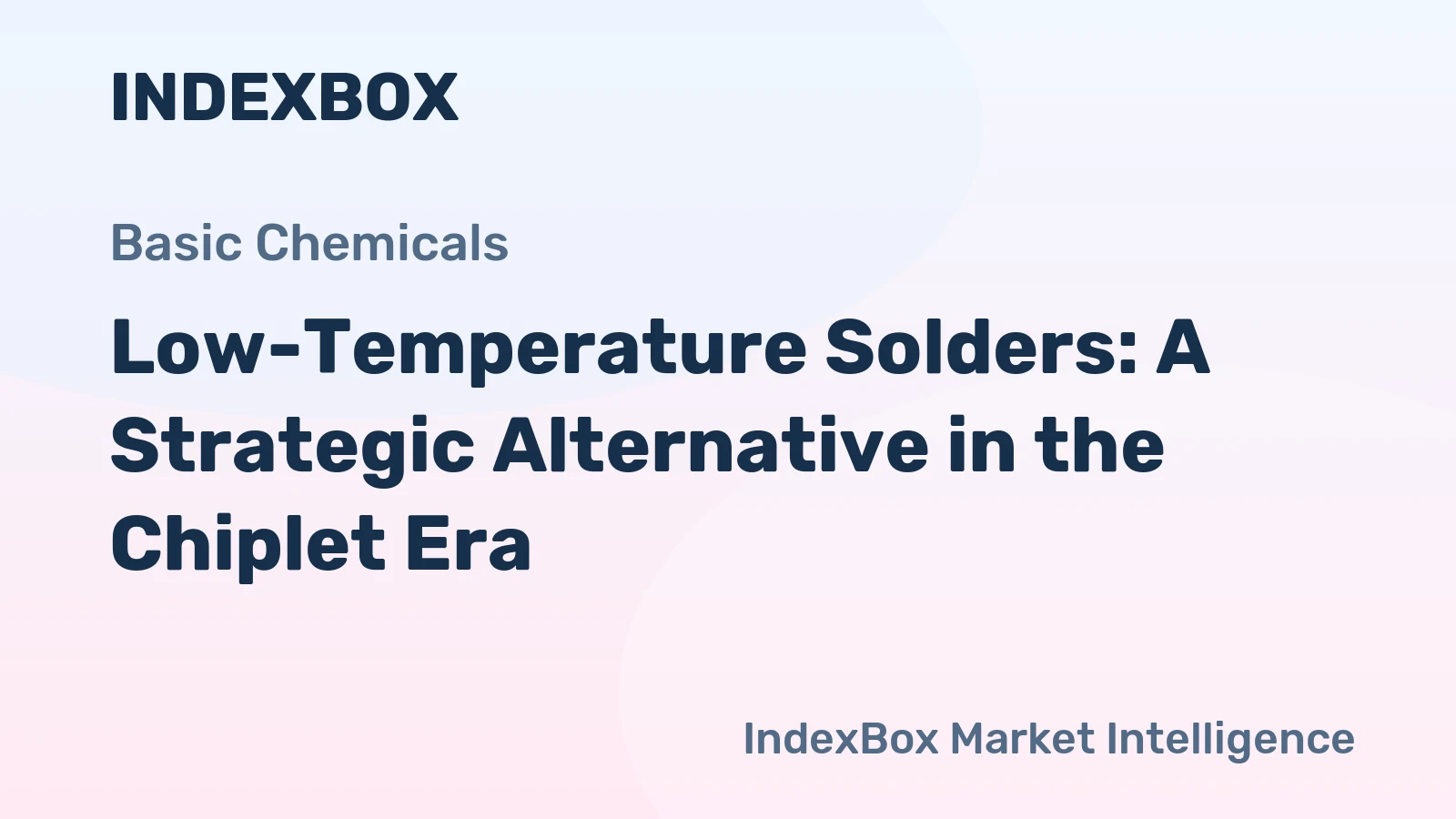 Low-Temperature Solders: A Strategic Alternative in the Chiplet Era