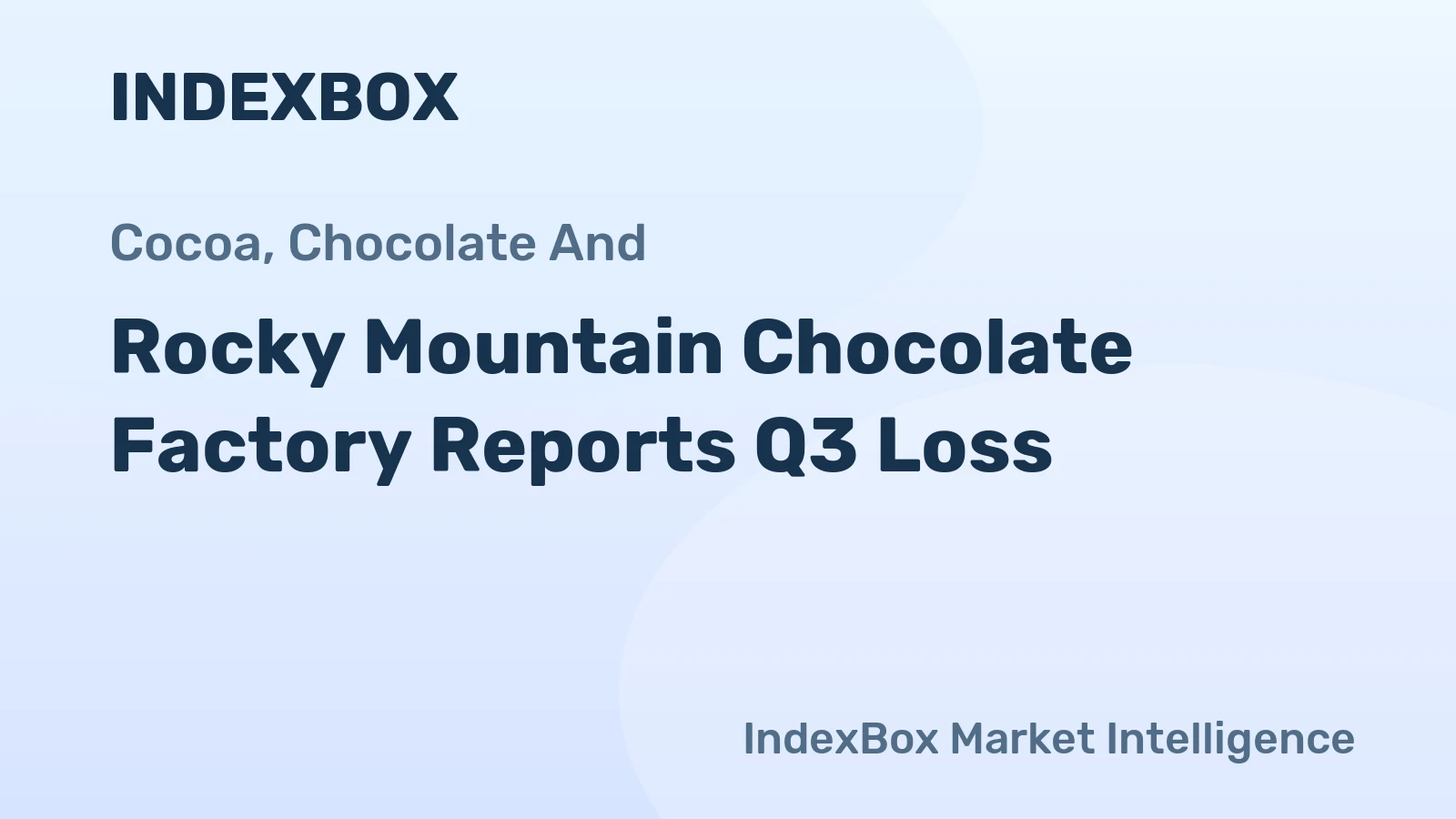 Rocky Mountain Chocolate Factory Reports Q3 Loss