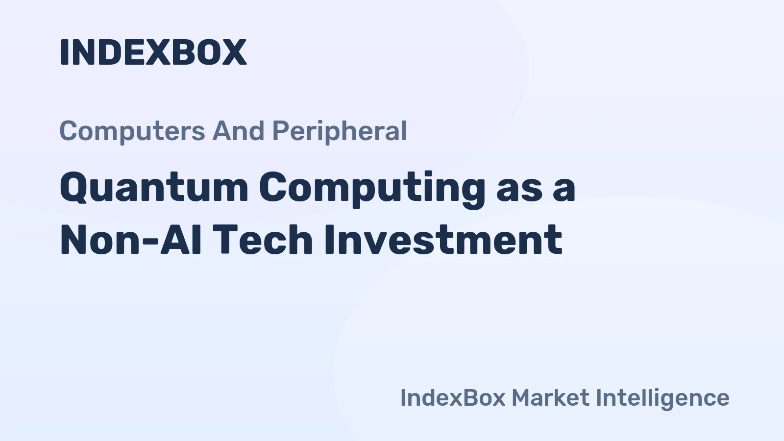 Quantum Computing as a Non-AI Tech Investment