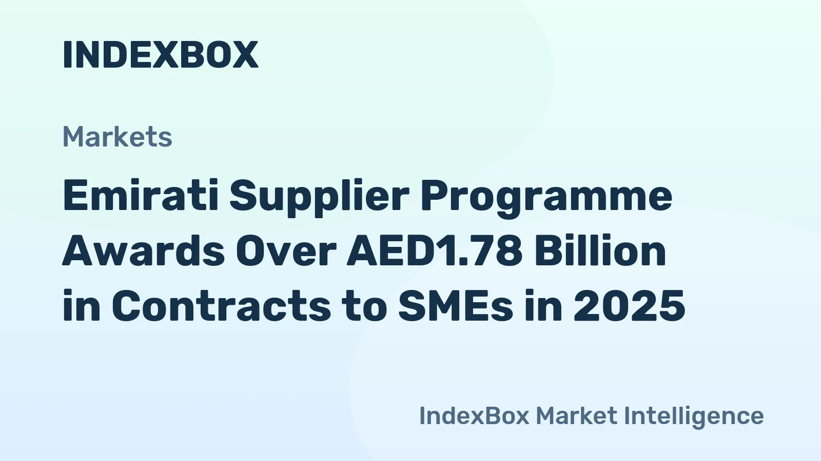 Emirati Supplier Programme Awards Over AED1.78 Billion in Contracts to SMEs in 2025