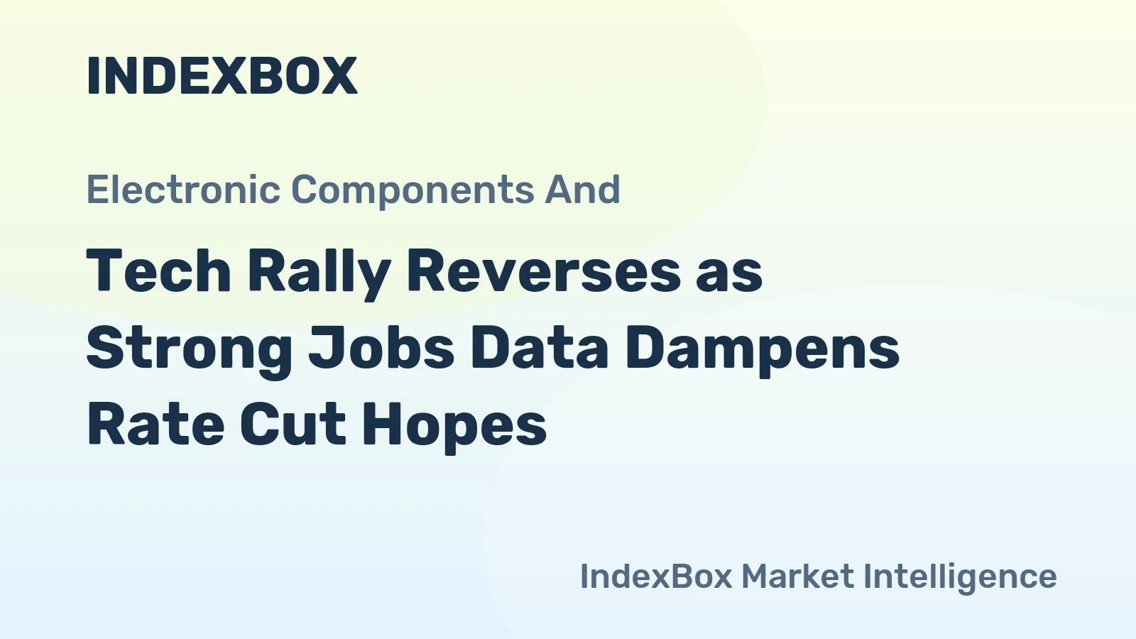 Tech Rally Reverses as Strong Jobs Data Dampens Rate Cut Hopes
