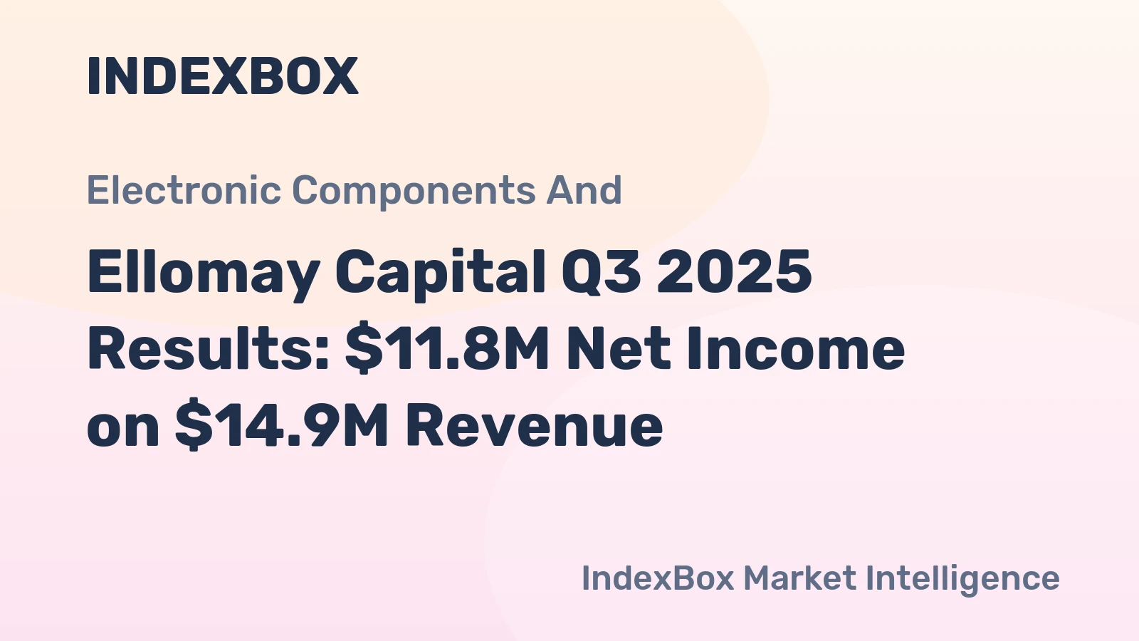 Ellomay Capital Q3 2025 Results: $11.8M Net Income on $14.9M Revenue