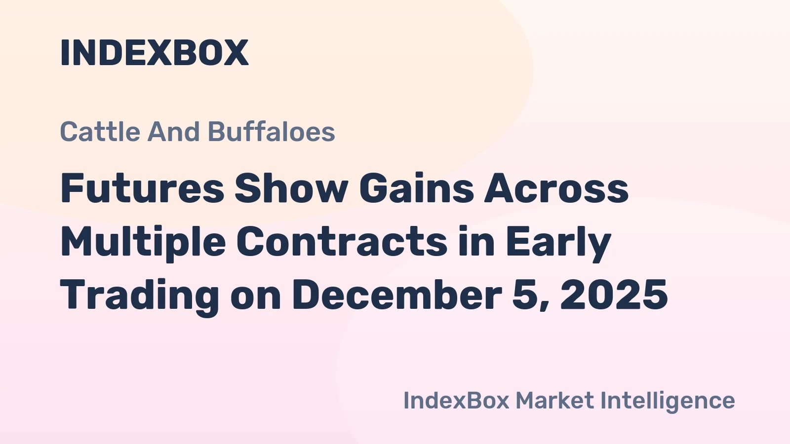 Futures Show Gains Across Multiple Contracts in Early Trading on December 5, 2025