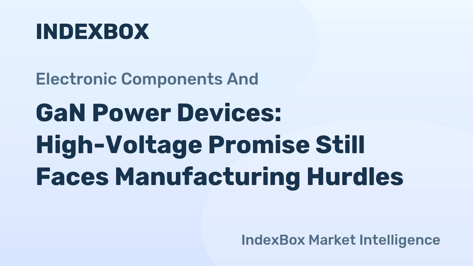 GaN Power Devices: High-Voltage Promise Still Faces Manufacturing Hurdles