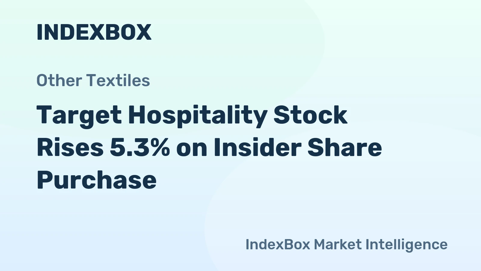 Target Hospitality Stock Rises 5.3% on Insider Share Purchase