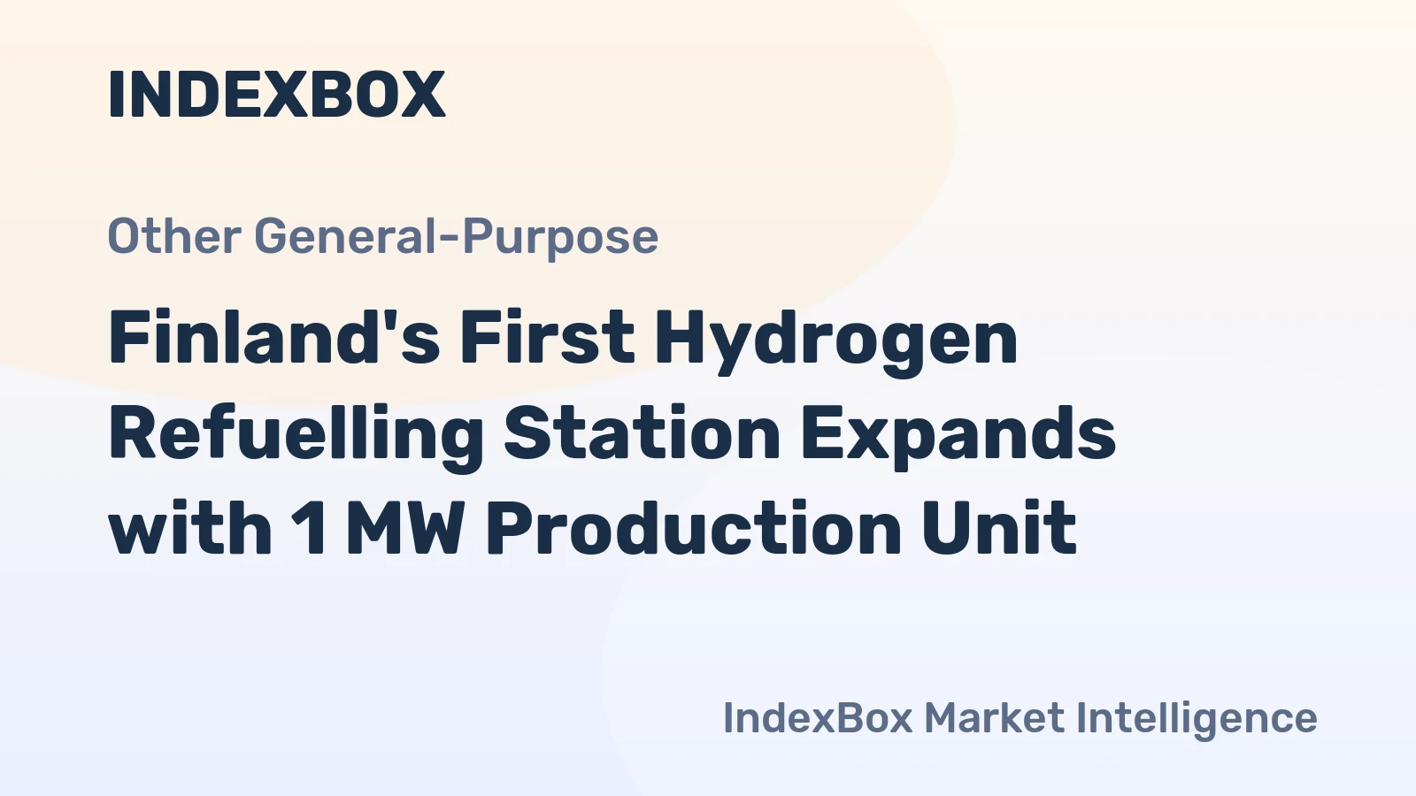 Finland's First Hydrogen Refuelling Station Expands with 1 MW Production Unit