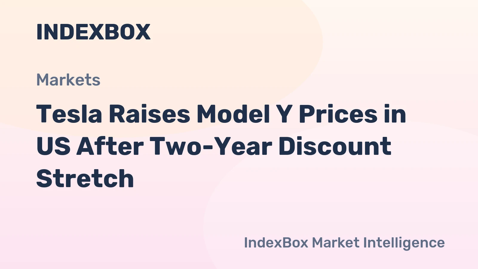 Tesla Raises Model Y Prices in US After Two-Year Discount Stretch