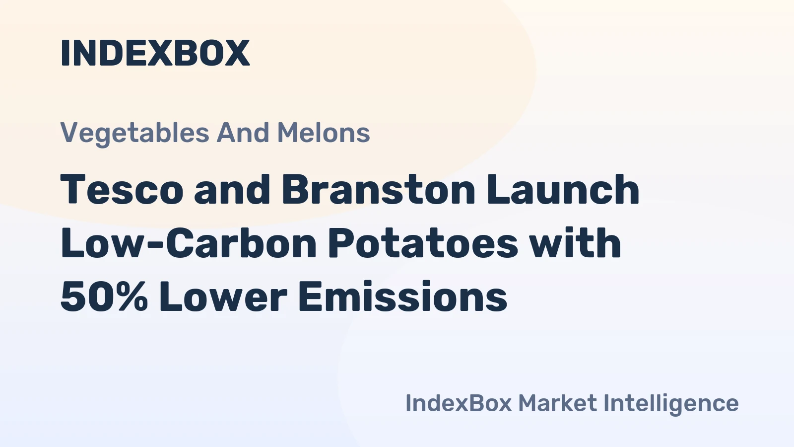 Tesco and Branston Launch Low-Carbon Potatoes with 50% Lower Emissions