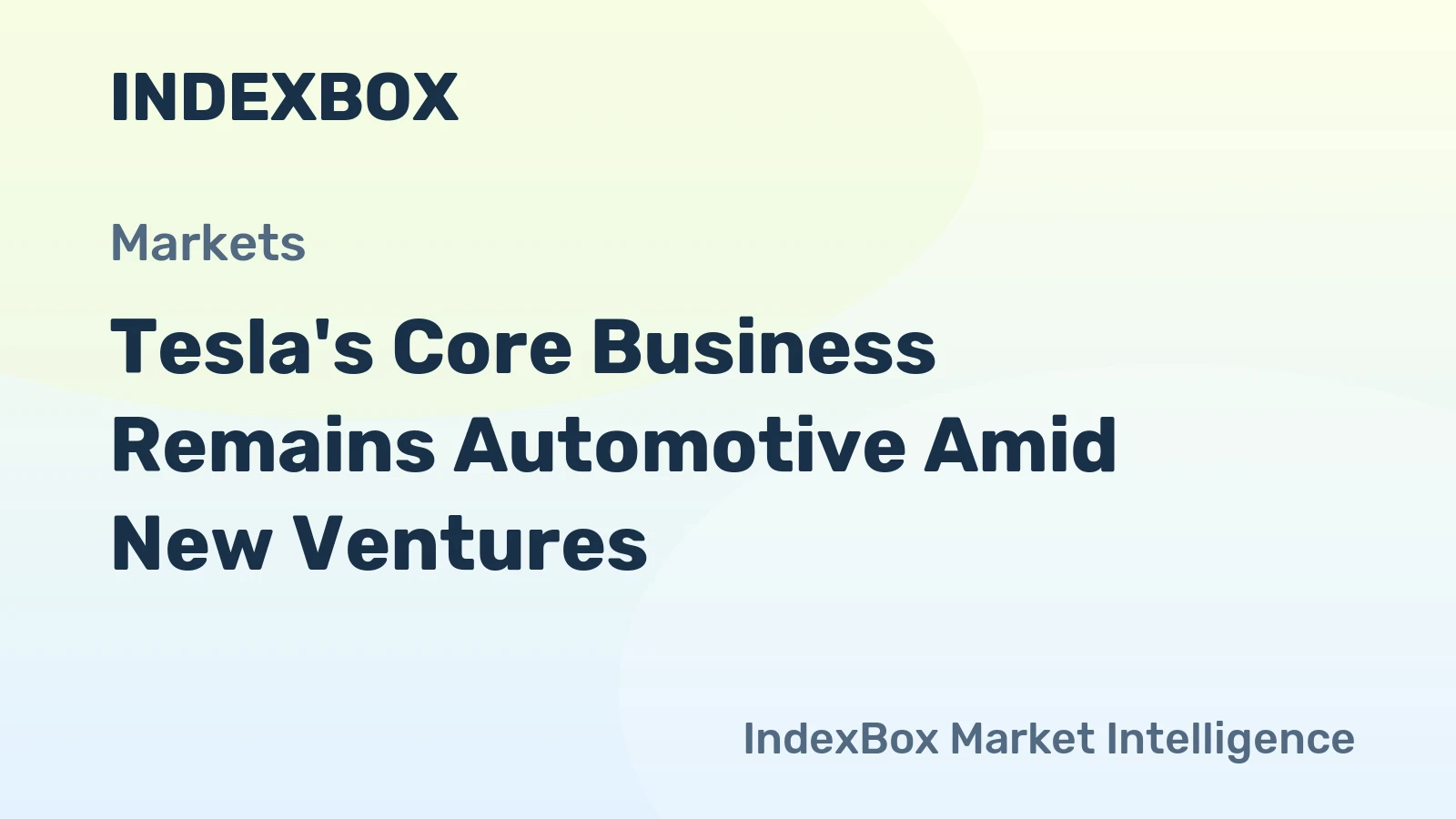 Tesla's Core Business Remains Automotive Amid New Ventures