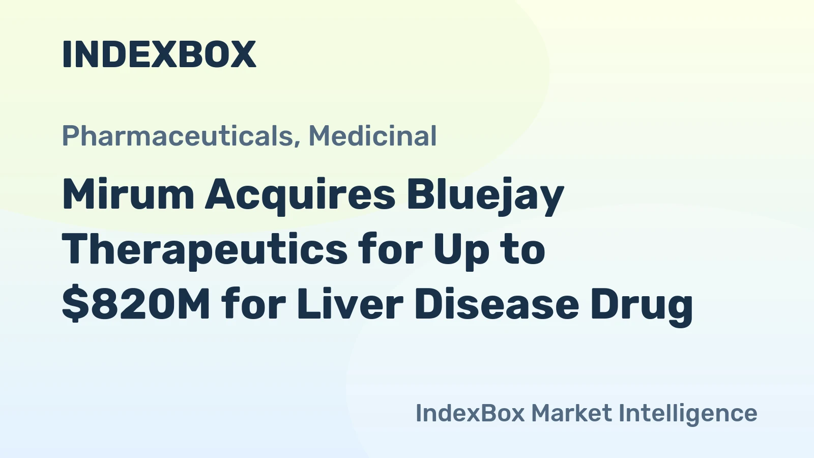 Mirum Acquires Bluejay Therapeutics for Up to $820M for Liver Disease Drug