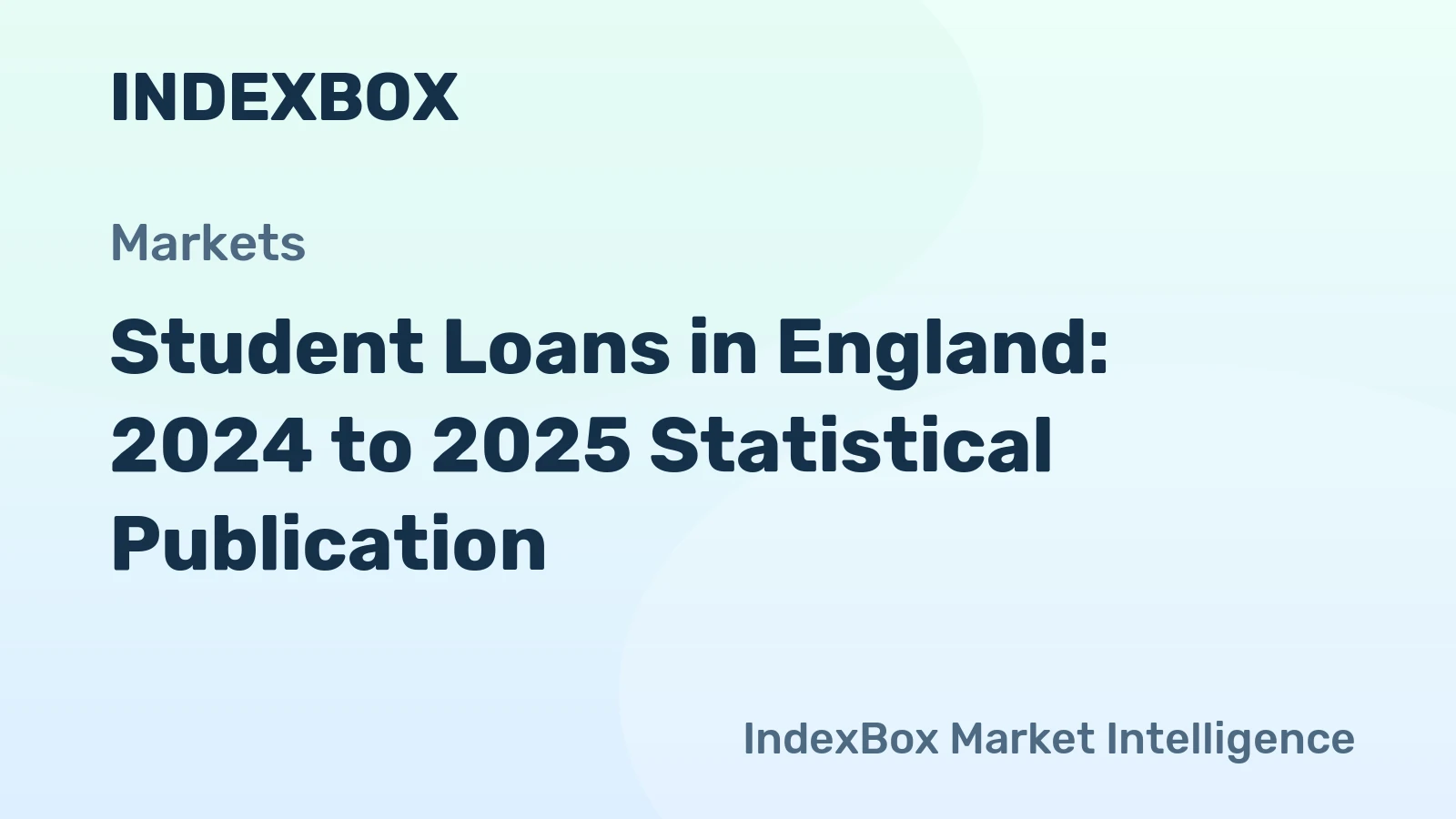 Student Loans in England: 2024 to 2025 Statistical Publication