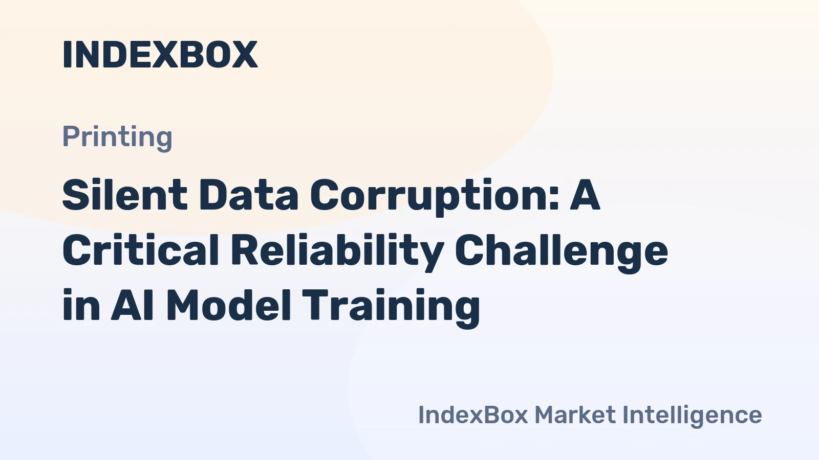 Silent Data Corruption: A Critical Reliability Challenge in AI Model Training