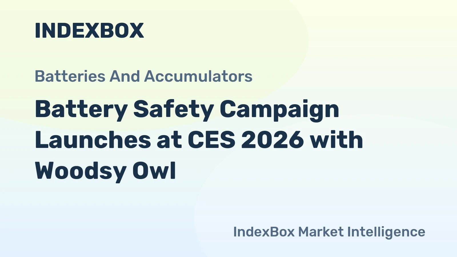 Battery Safety Campaign Launches at CES 2026 with Woodsy Owl