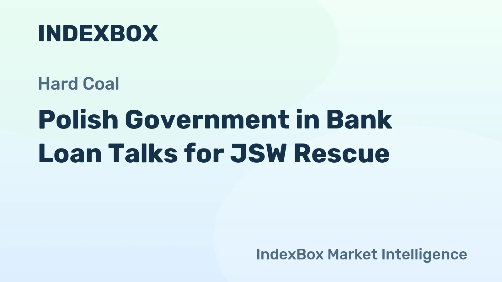 Polish Government in Bank Loan Talks for JSW Rescue