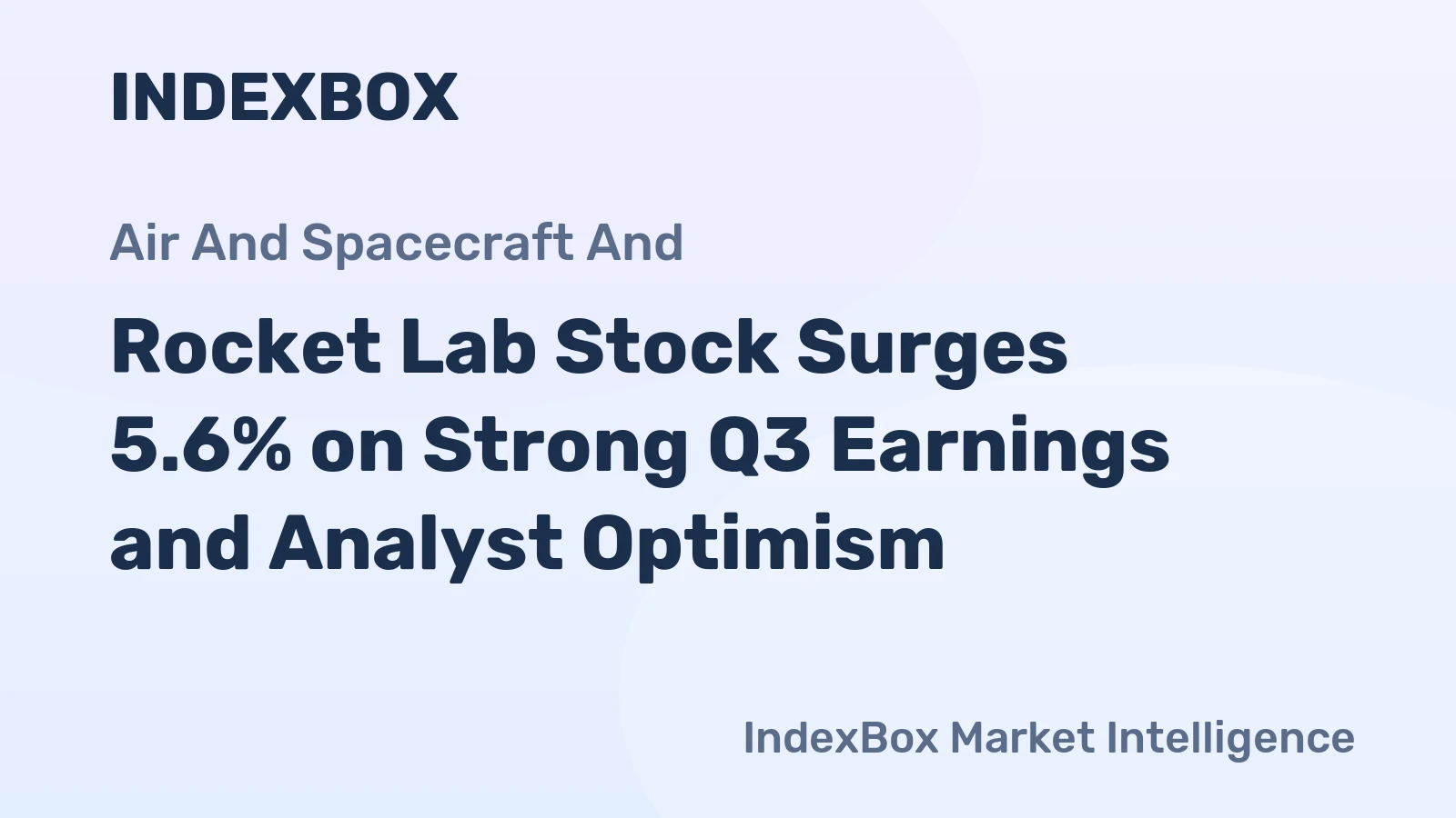Rocket Lab Stock Surges 5.6% on Strong Q3 Earnings and Analyst Optimism