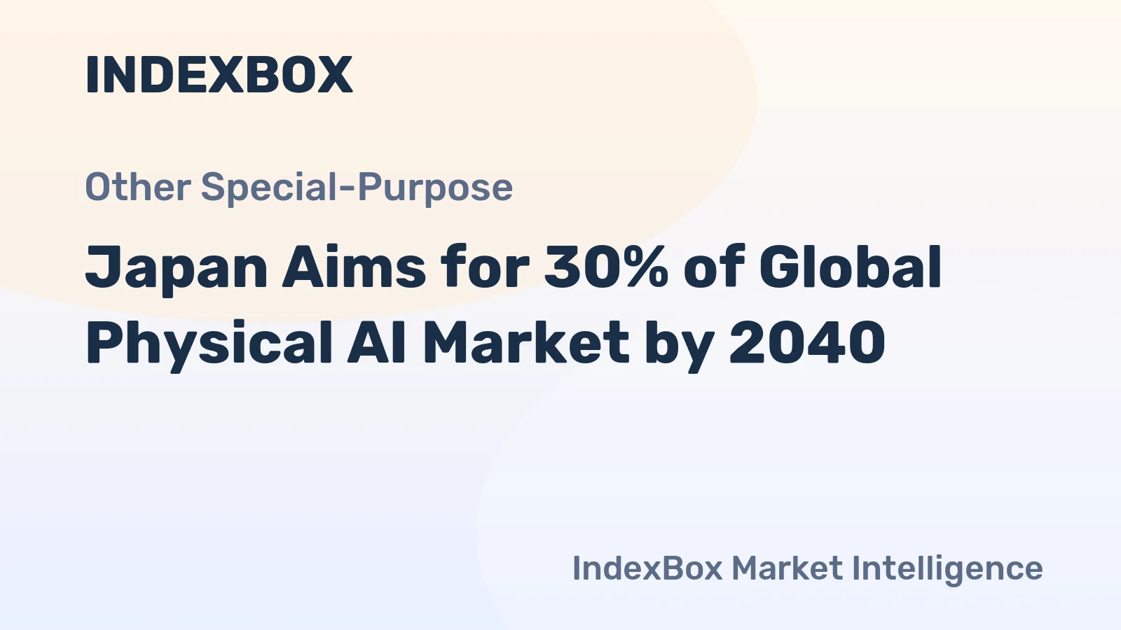 Japan Aims for 30% of Global Physical AI Market by 2040