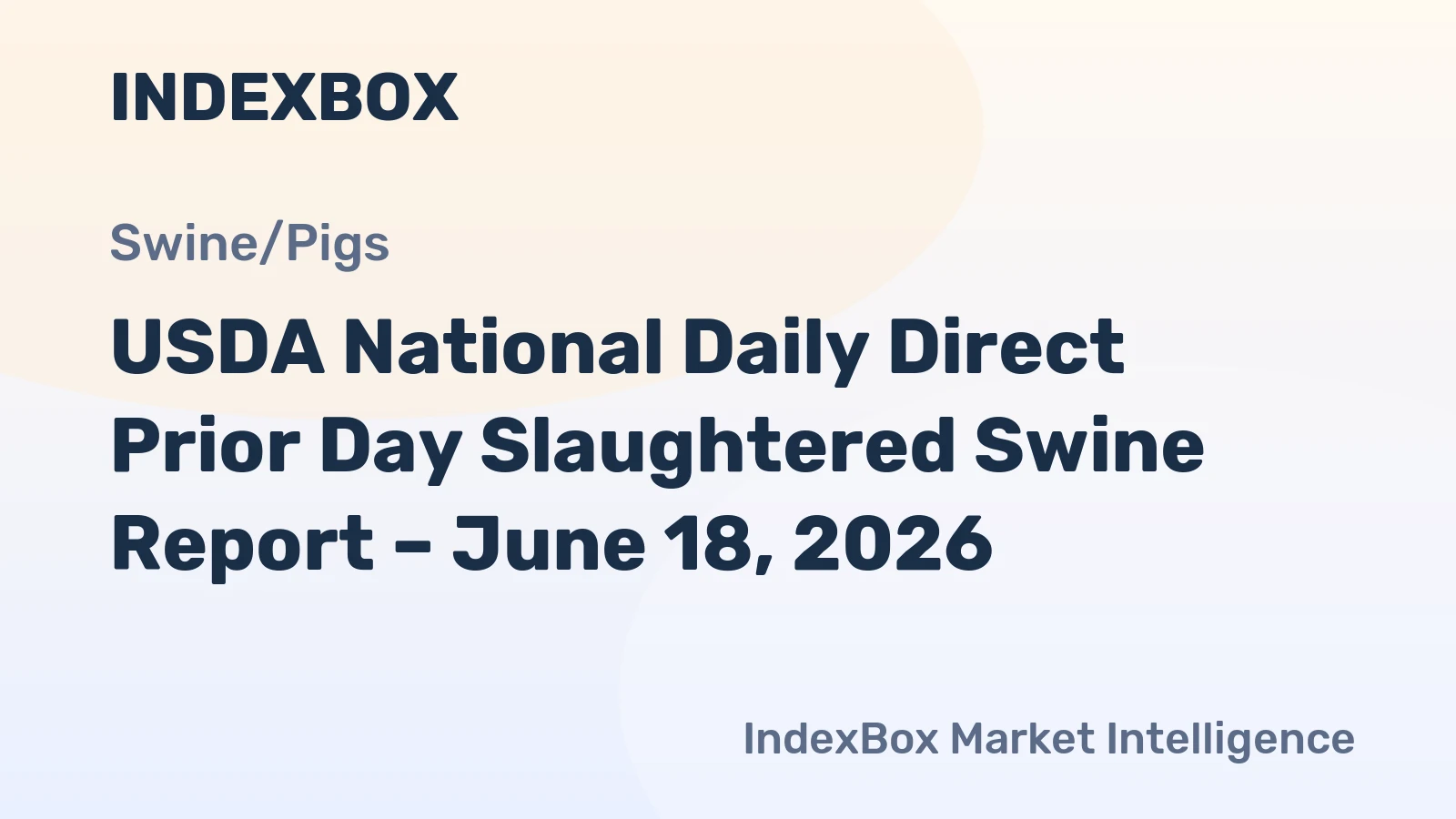 USDA National Daily Direct Prior Day Slaughtered Swine Report – June 18, 2026