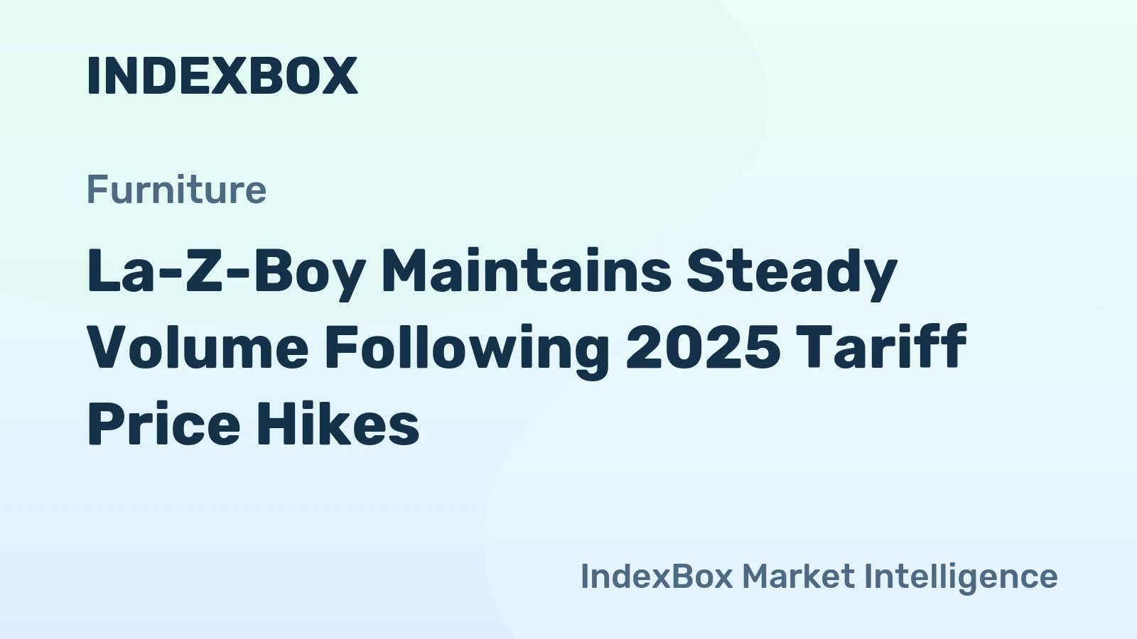 La-Z-Boy Maintains Steady Volume Following 2025 Tariff Price Hikes
