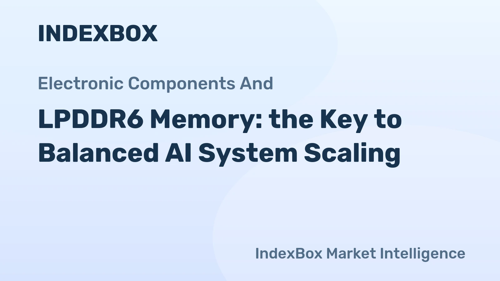 LPDDR6 Memory: the Key to Balanced AI System Scaling