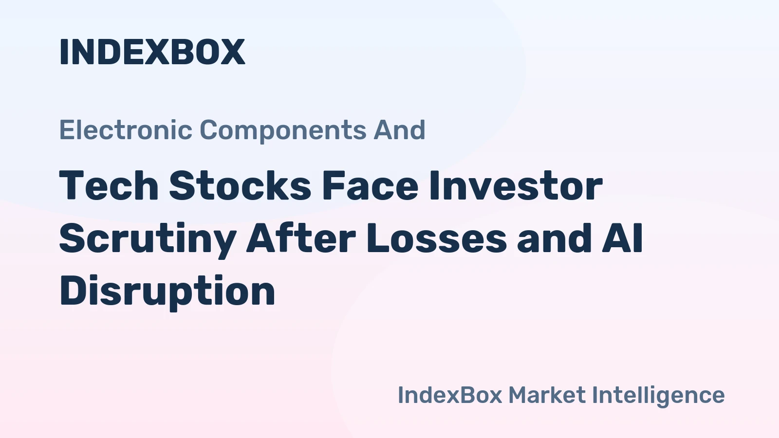 Tech Stocks Face Investor Scrutiny After Losses and AI Disruption
