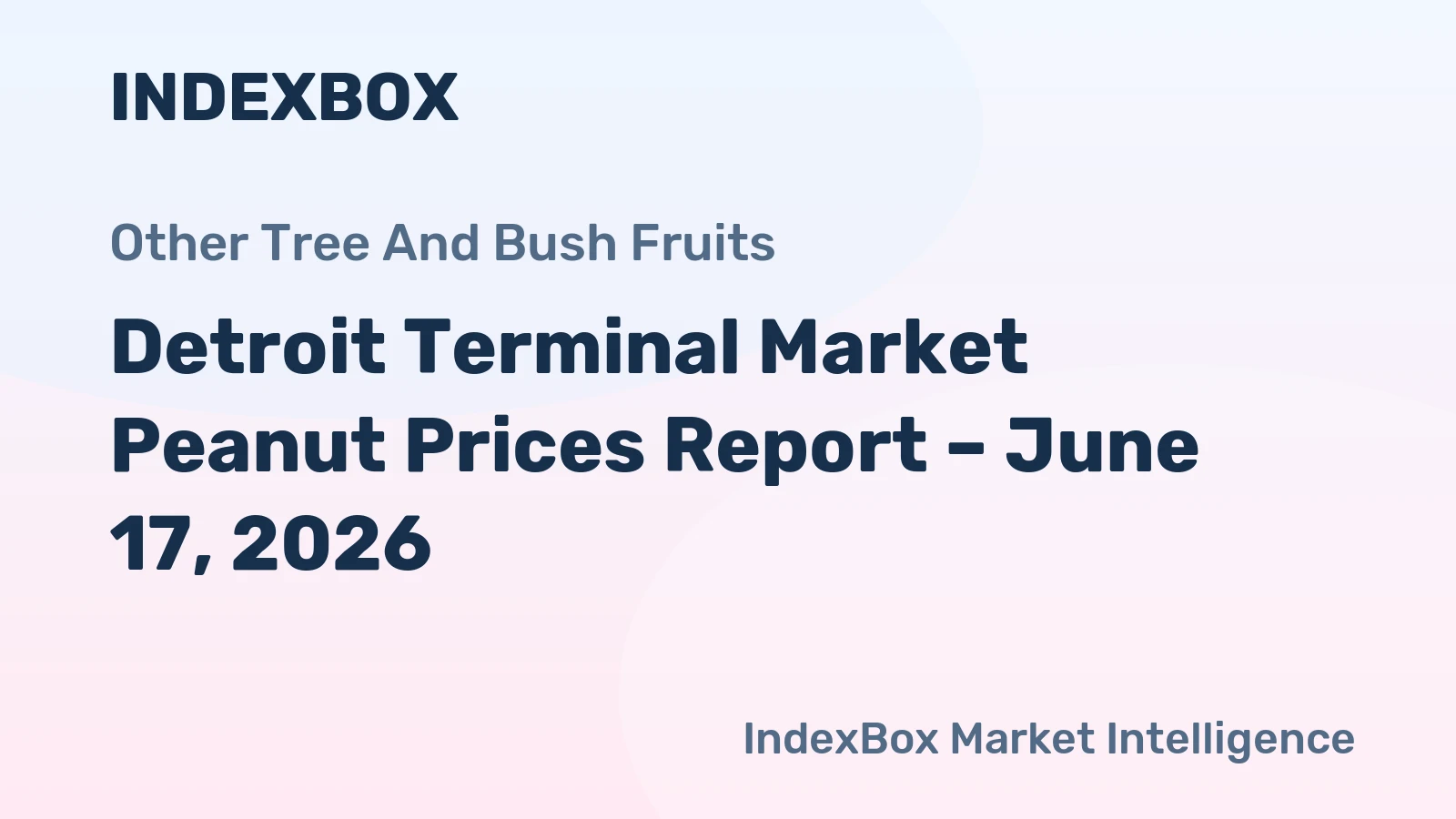 Detroit Terminal Market Peanut Prices Report – June 17, 2026