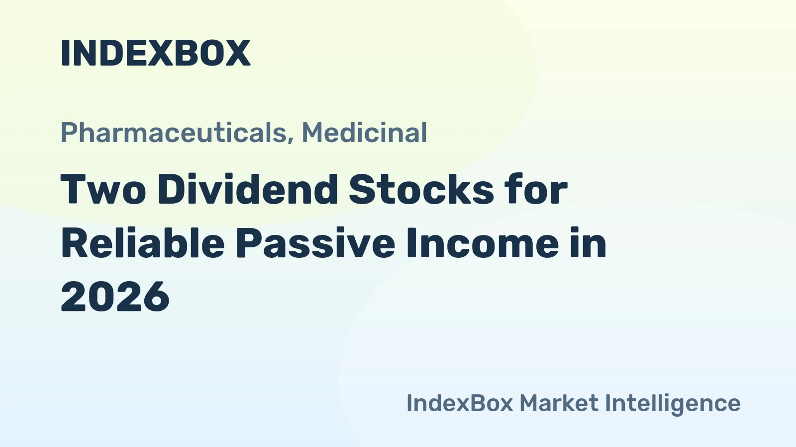 Two Dividend Stocks for Reliable Passive Income in 2026