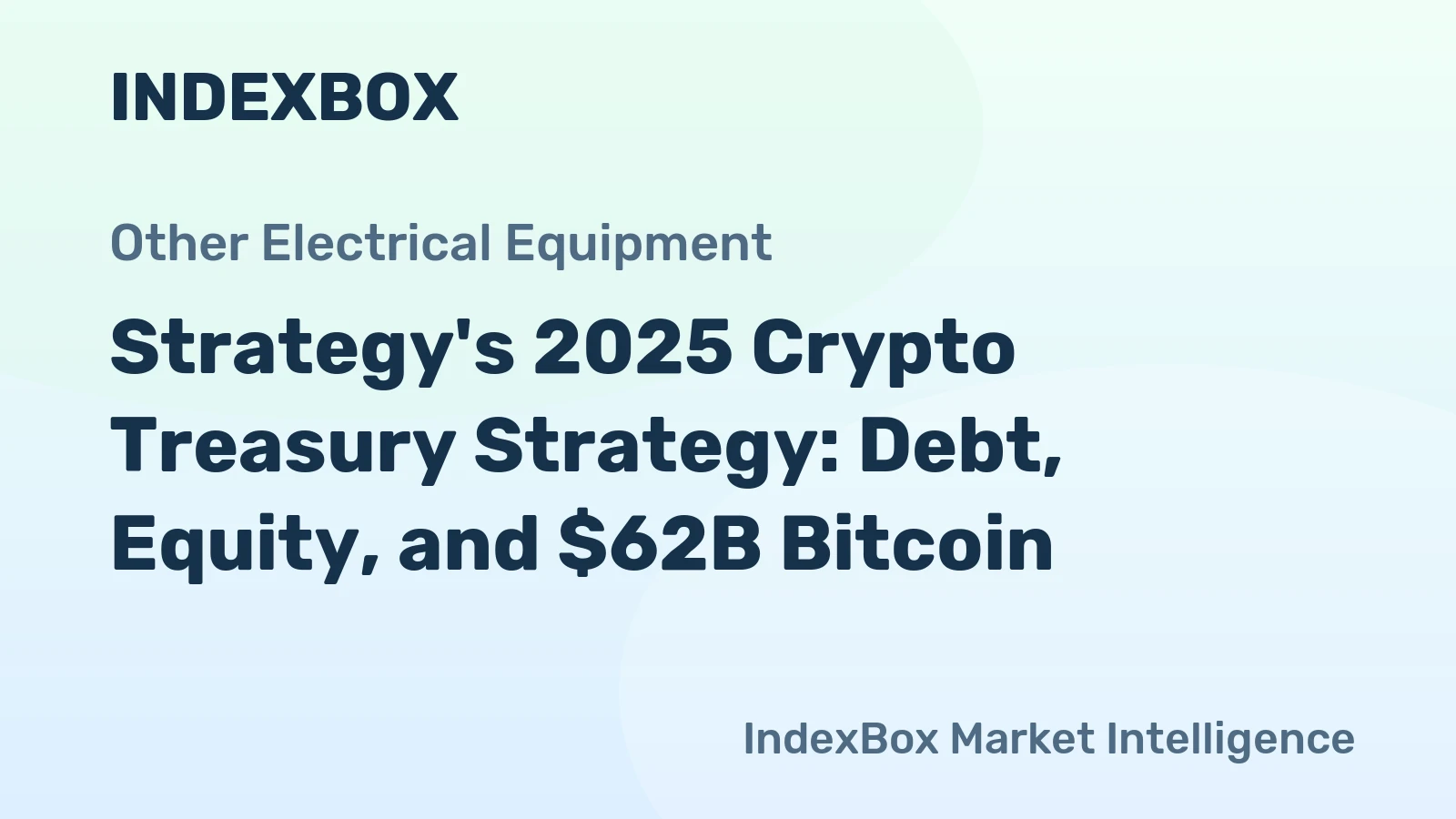 Strategy's 2025 Crypto Treasury Strategy: Debt, Equity, and $62B Bitcoin