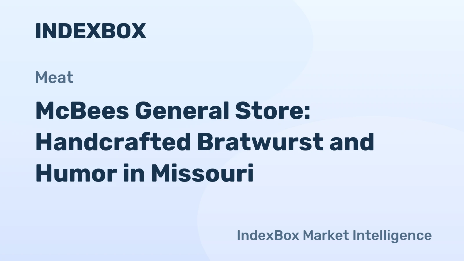 McBees General Store: Handcrafted Bratwurst and Humor in Missouri