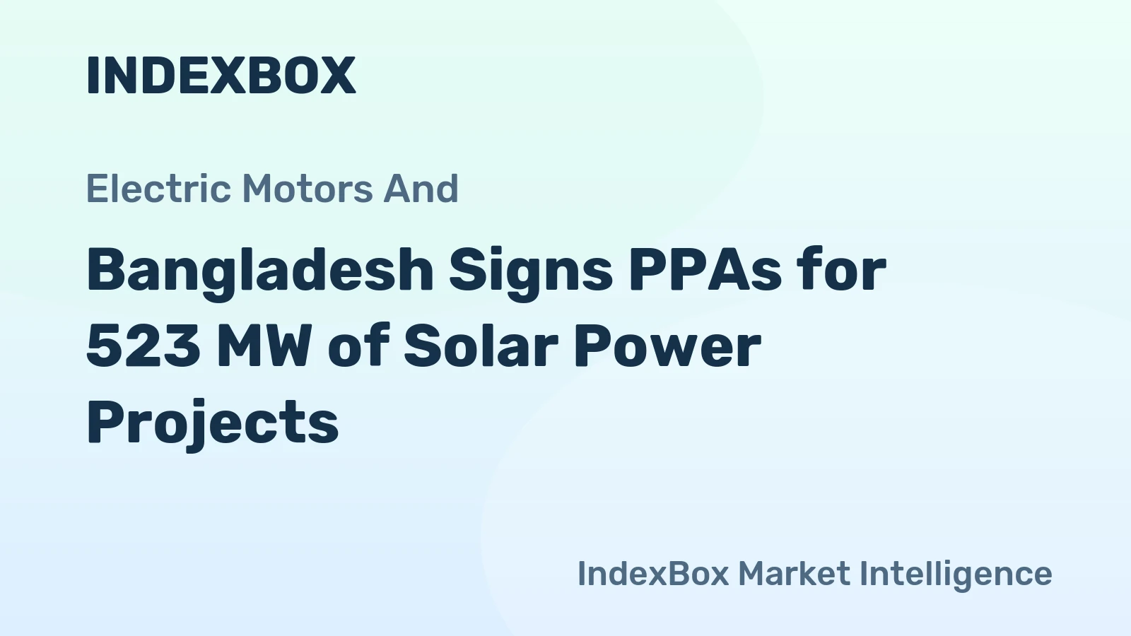 Bangladesh Signs PPAs for 523 MW of Solar Power Projects