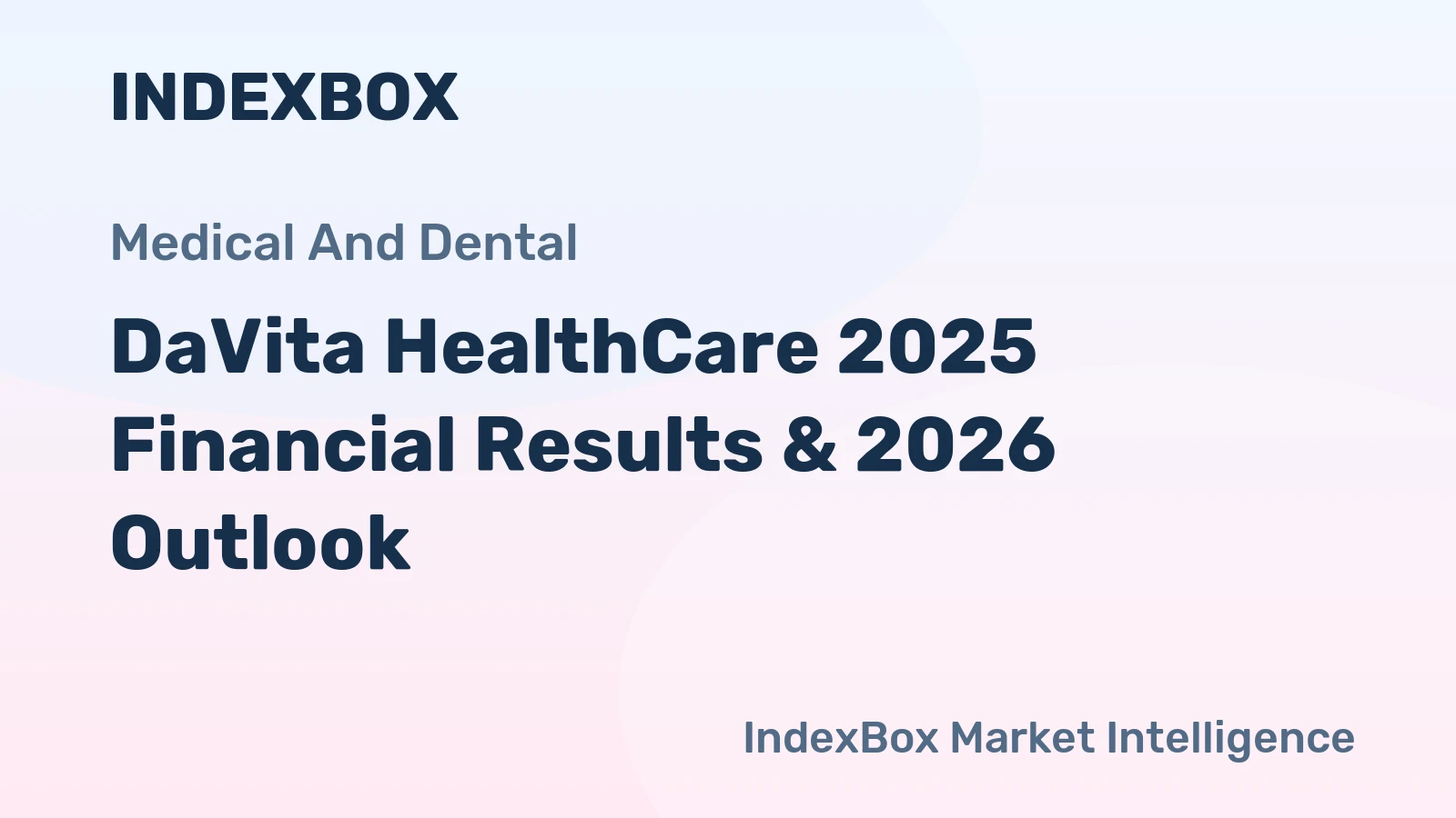 DaVita HealthCare 2025 Financial Results & 2026 Outlook