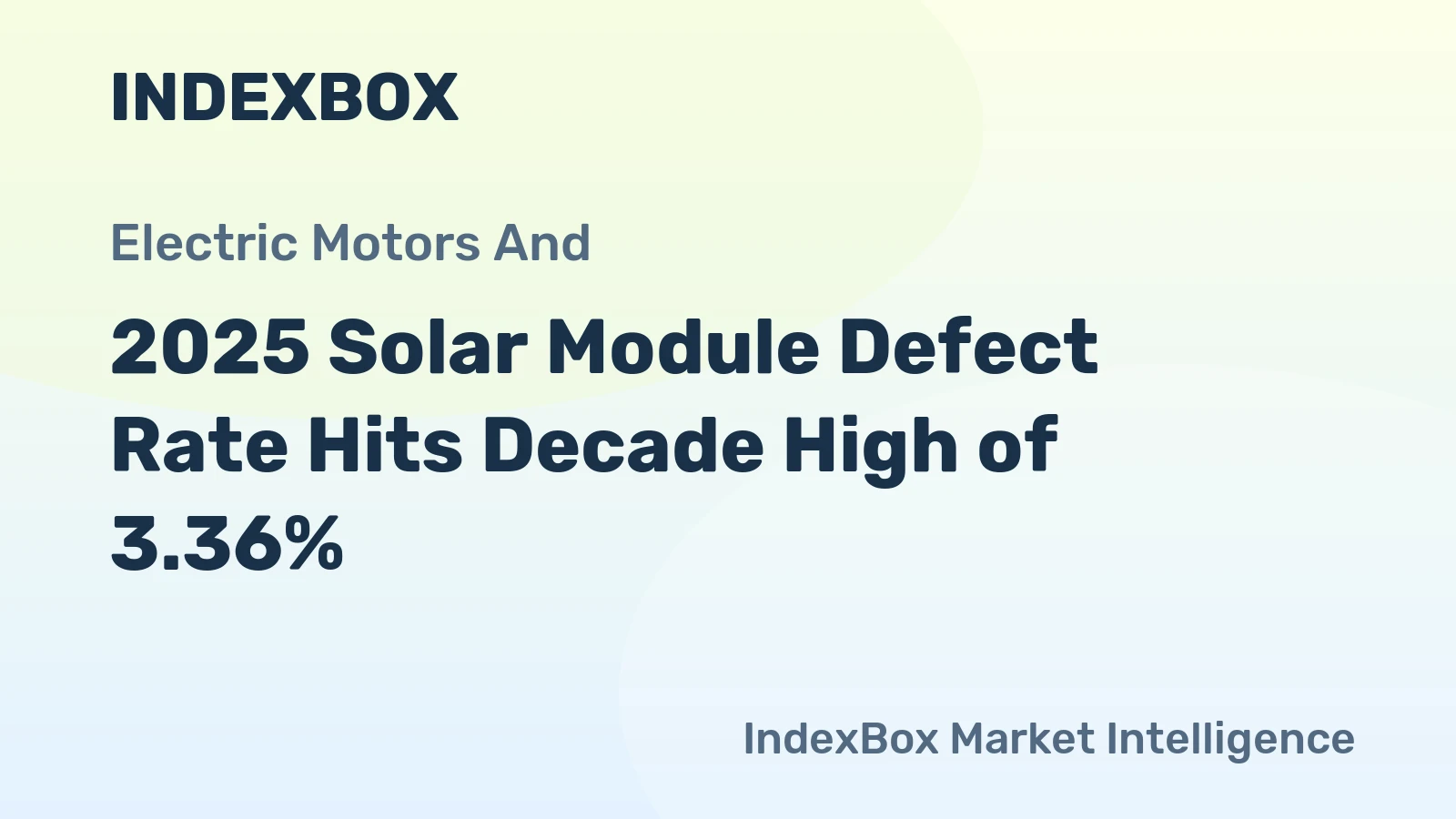 2025 Solar Module Defect Rate Hits Decade High of 3.36%