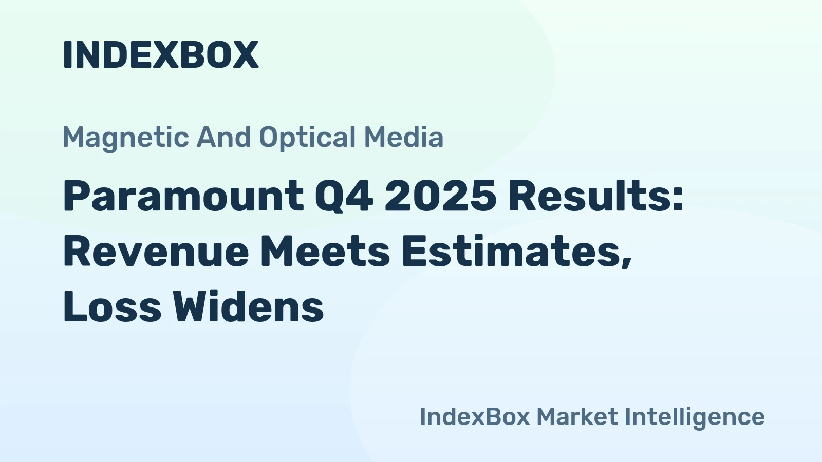 Paramount Q4 2025 Results: Revenue Meets Estimates, Loss Widens