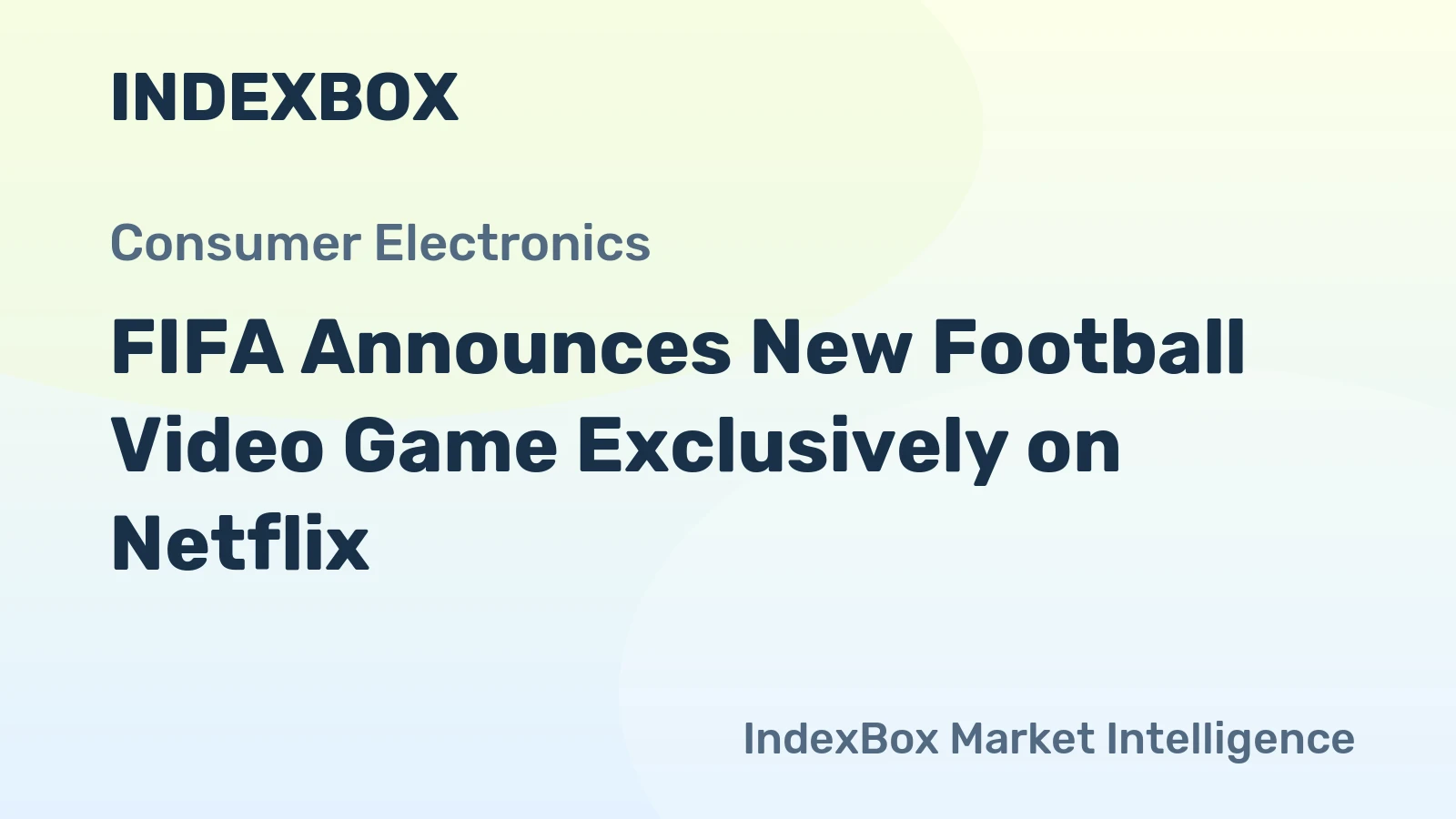 FIFA Announces New Football Video Game Exclusively on Netflix