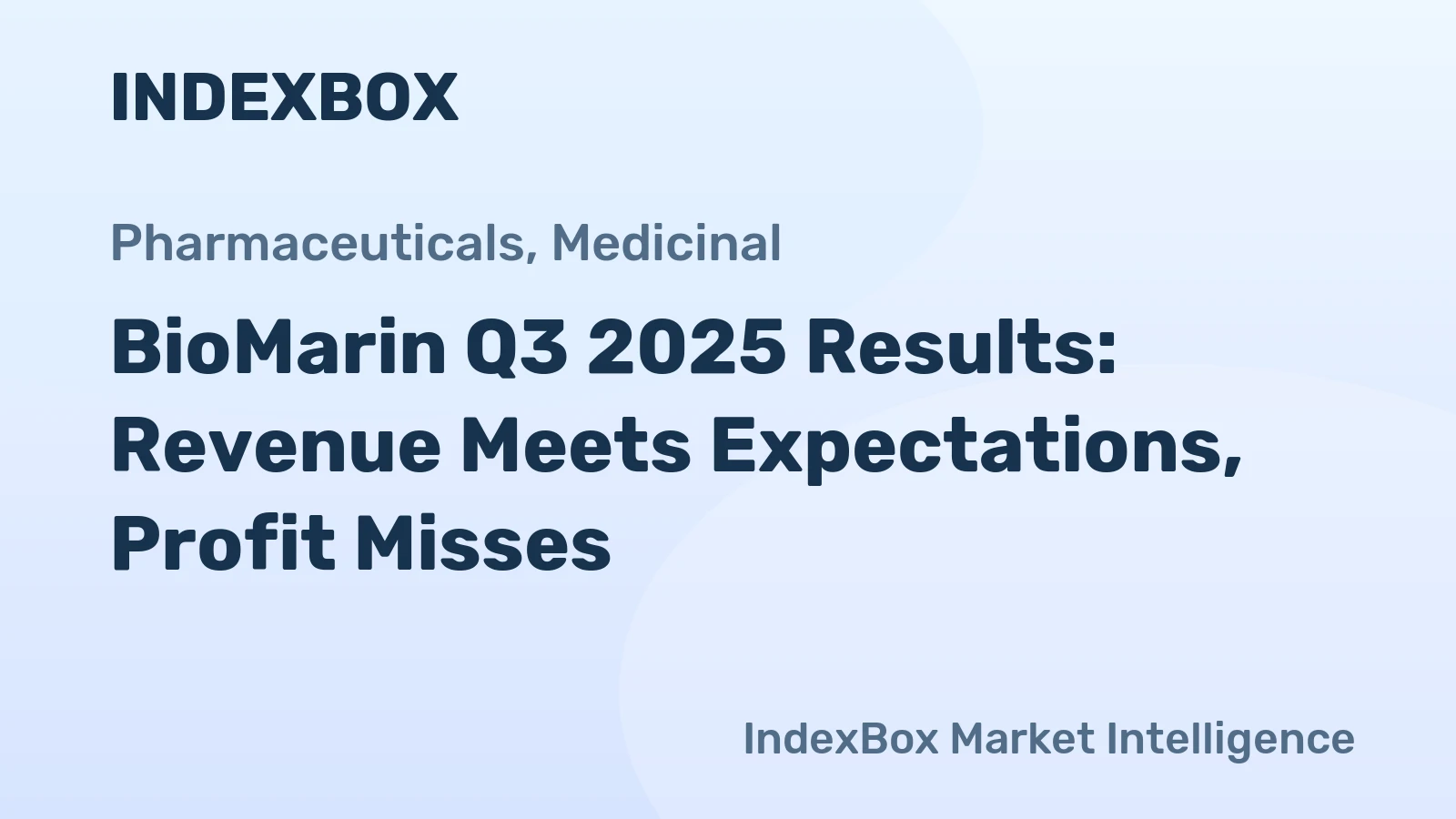 BioMarin Q3 2025 Results: Revenue Meets Expectations, Profit Misses
