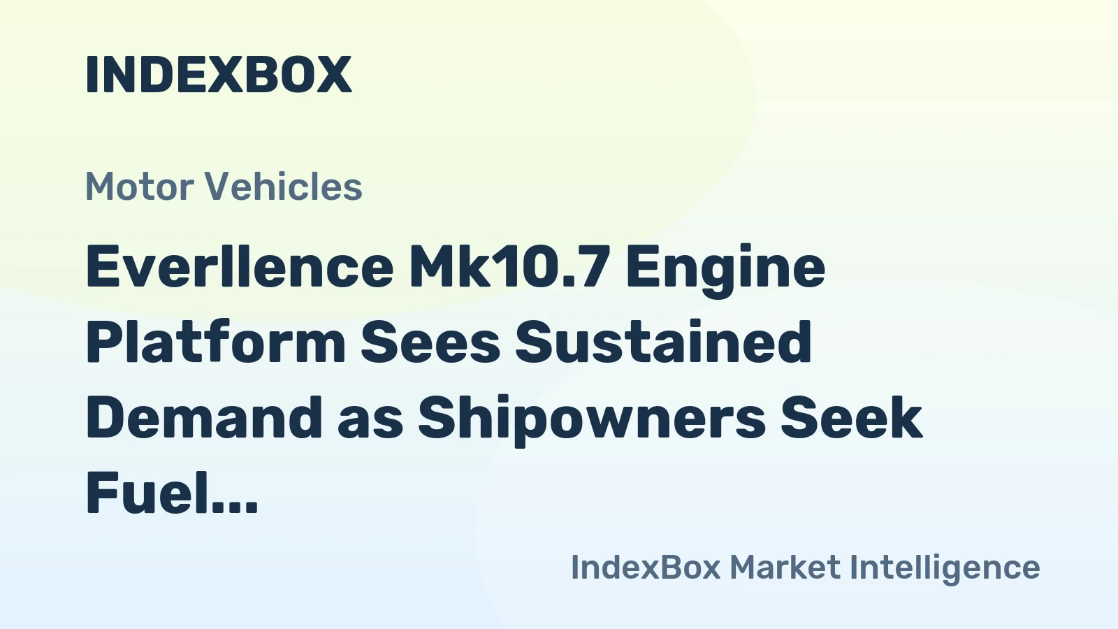 Everllence Mk10.7 Engine Platform Sees Sustained Demand as Shipowners Seek Fuel Flexibility