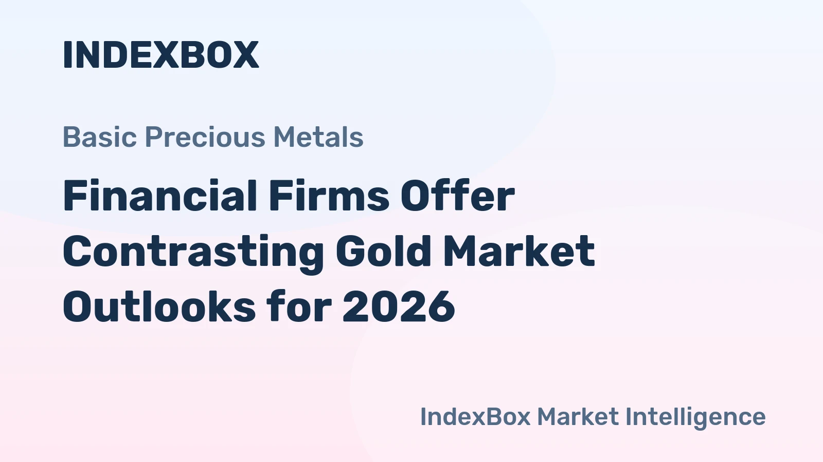 Financial Firms Offer Contrasting Gold Market Outlooks for 2026