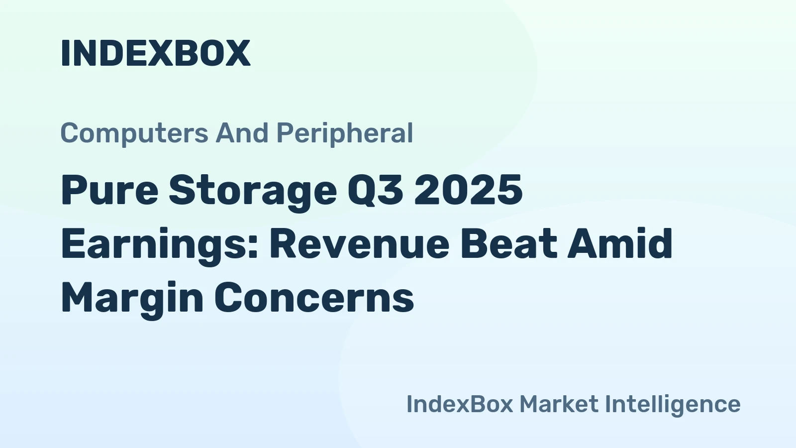 Pure Storage Q3 2025 Earnings: Revenue Beat Amid Margin Concerns