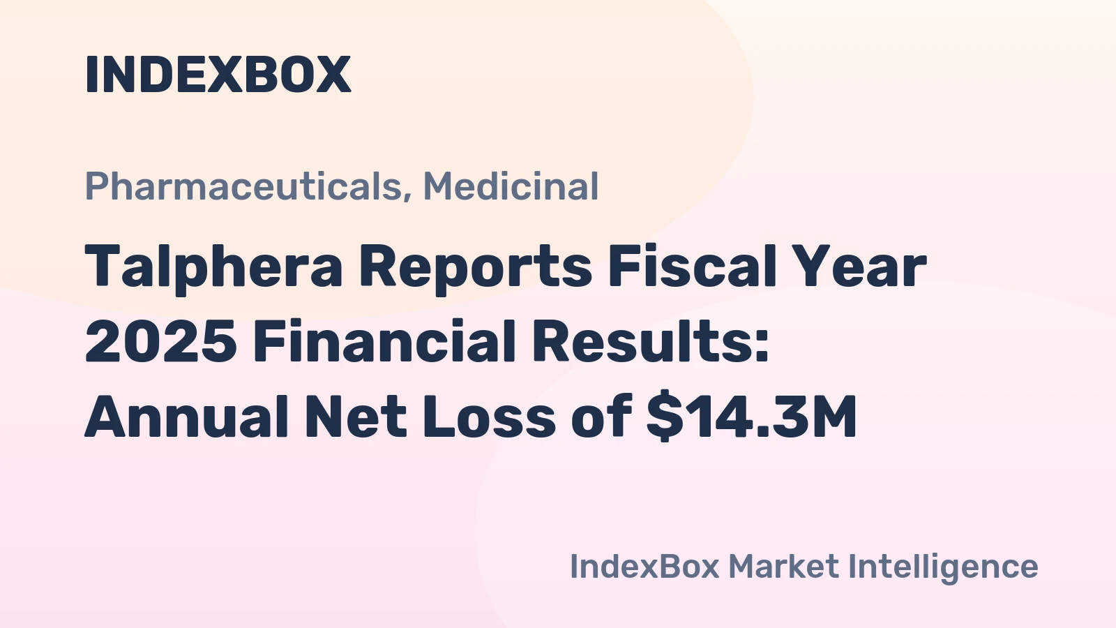 Talphera Reports Fiscal Year 2025 Financial Results: Annual Net Loss of $14.3M